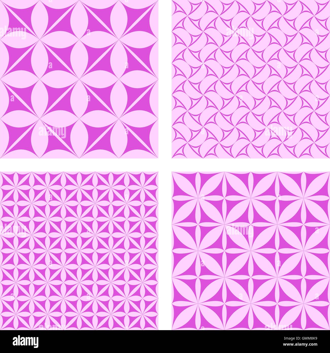 Magenta seamless pattern background set Stock Vector Image & Art - Alamy