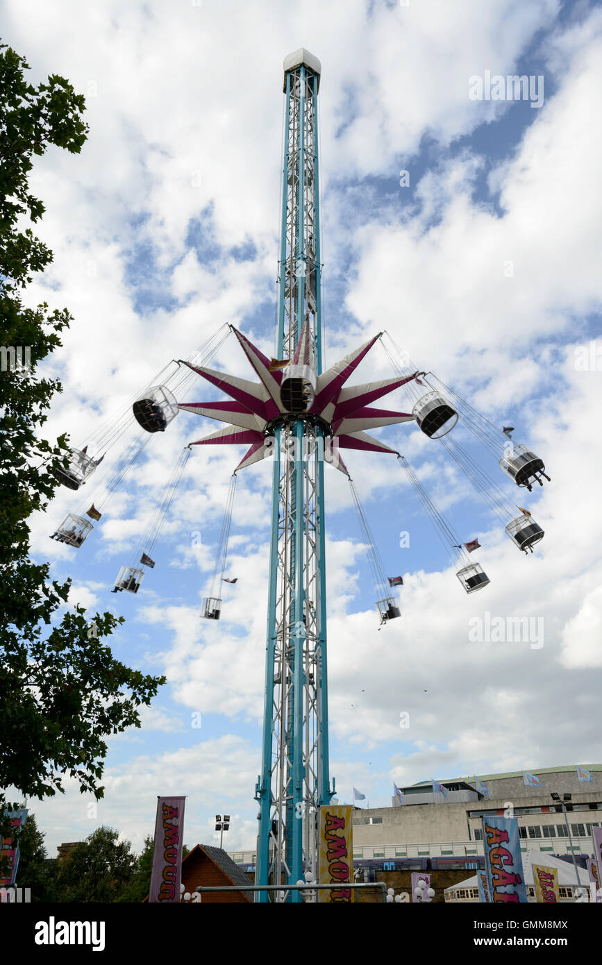 High rise ride at the Southbank, London Stock Photo - Alamy