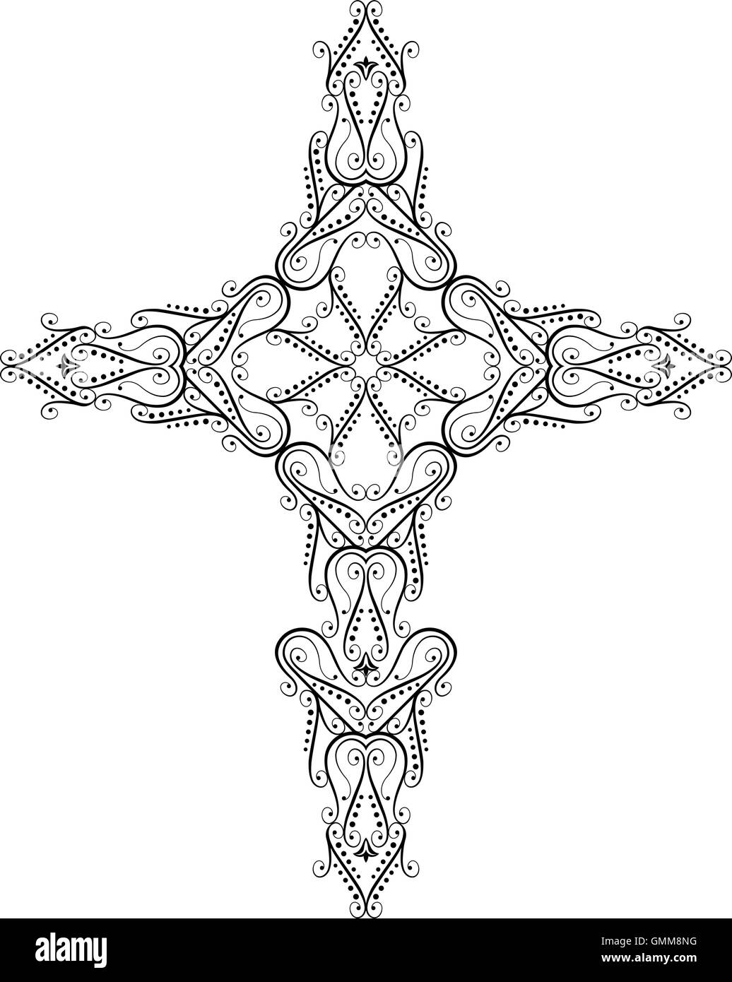 Cross Christian Design Stock Vector Image & Art - Alamy