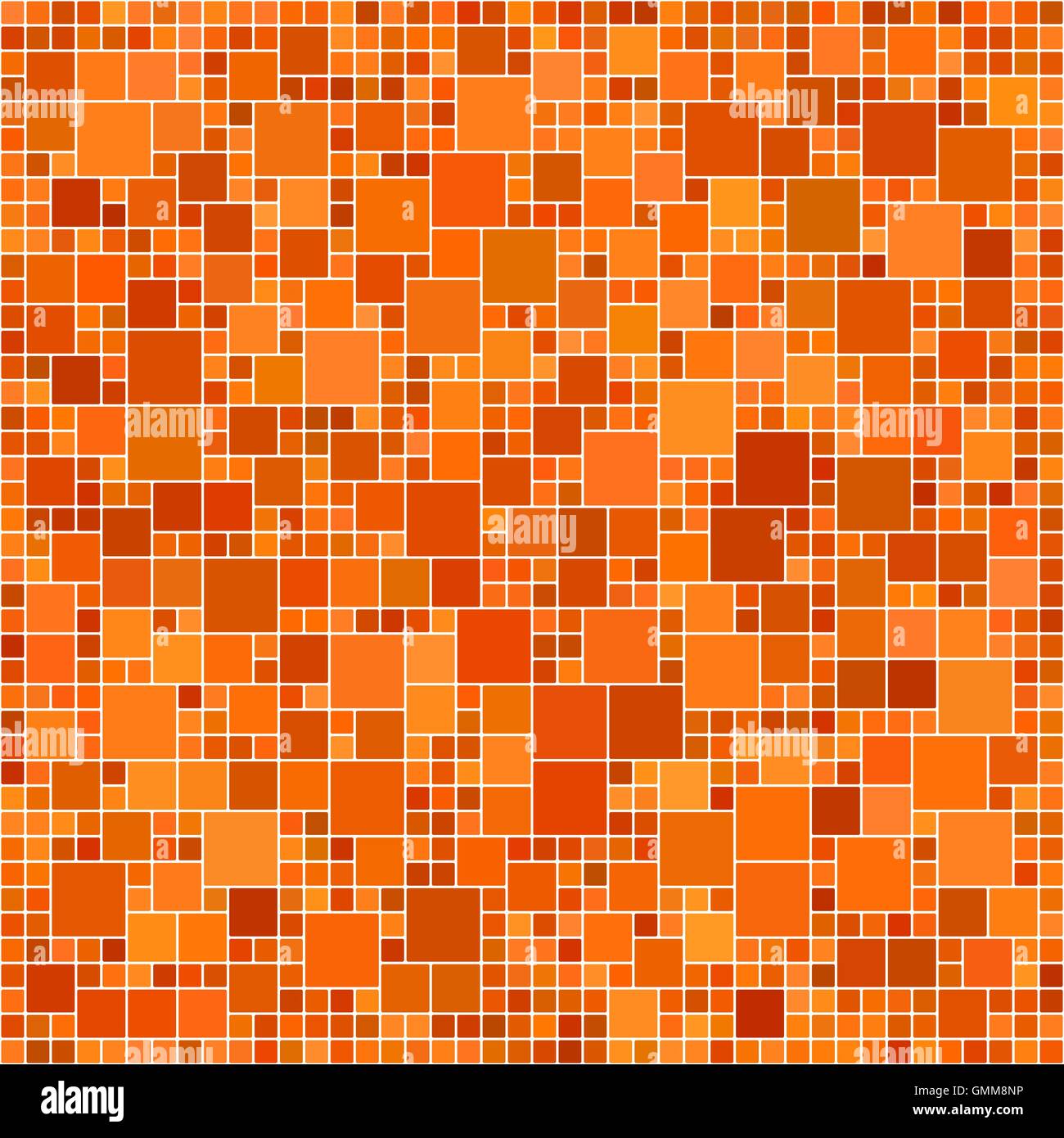 Orange square mosaic background Stock Vector Image & Art - Alamy