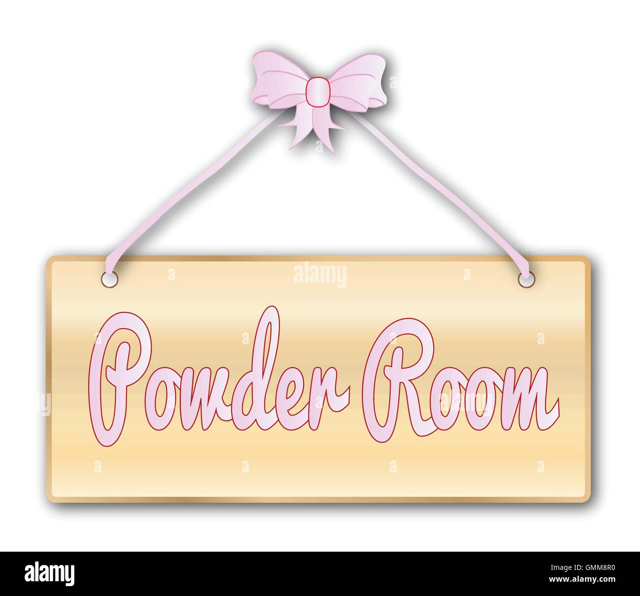 Pink Powder Room Sign at Callum Ardill blog