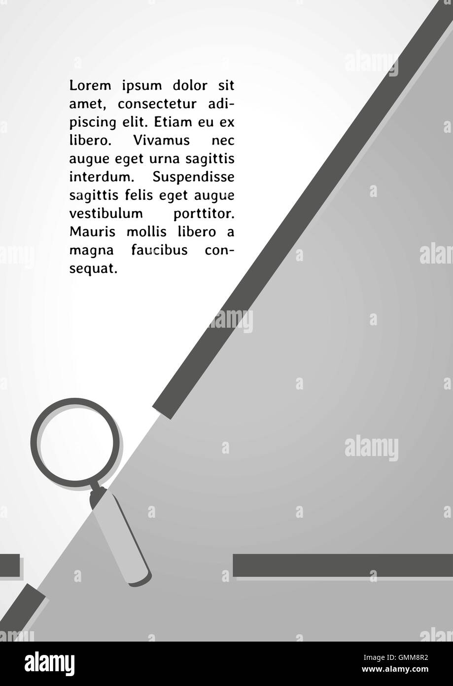 Brand design concept magnifying Stock Vector Images - Alamy