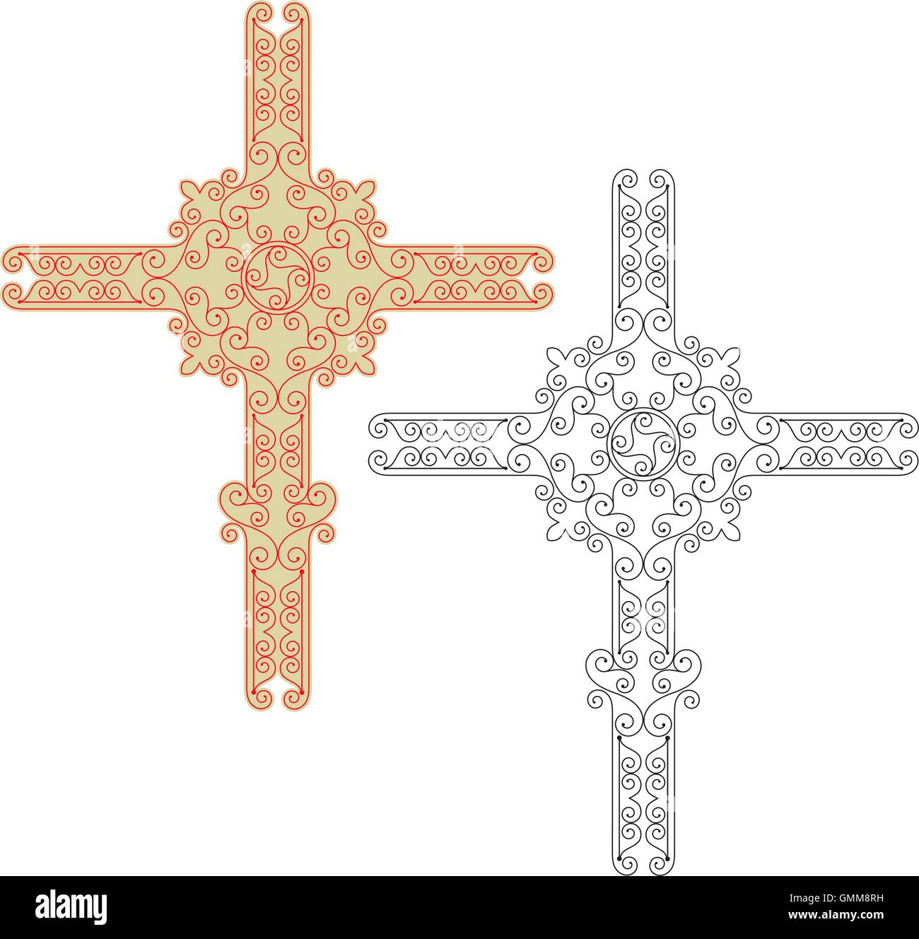 Cross Christian Design Stock Vector Image & Art - Alamy