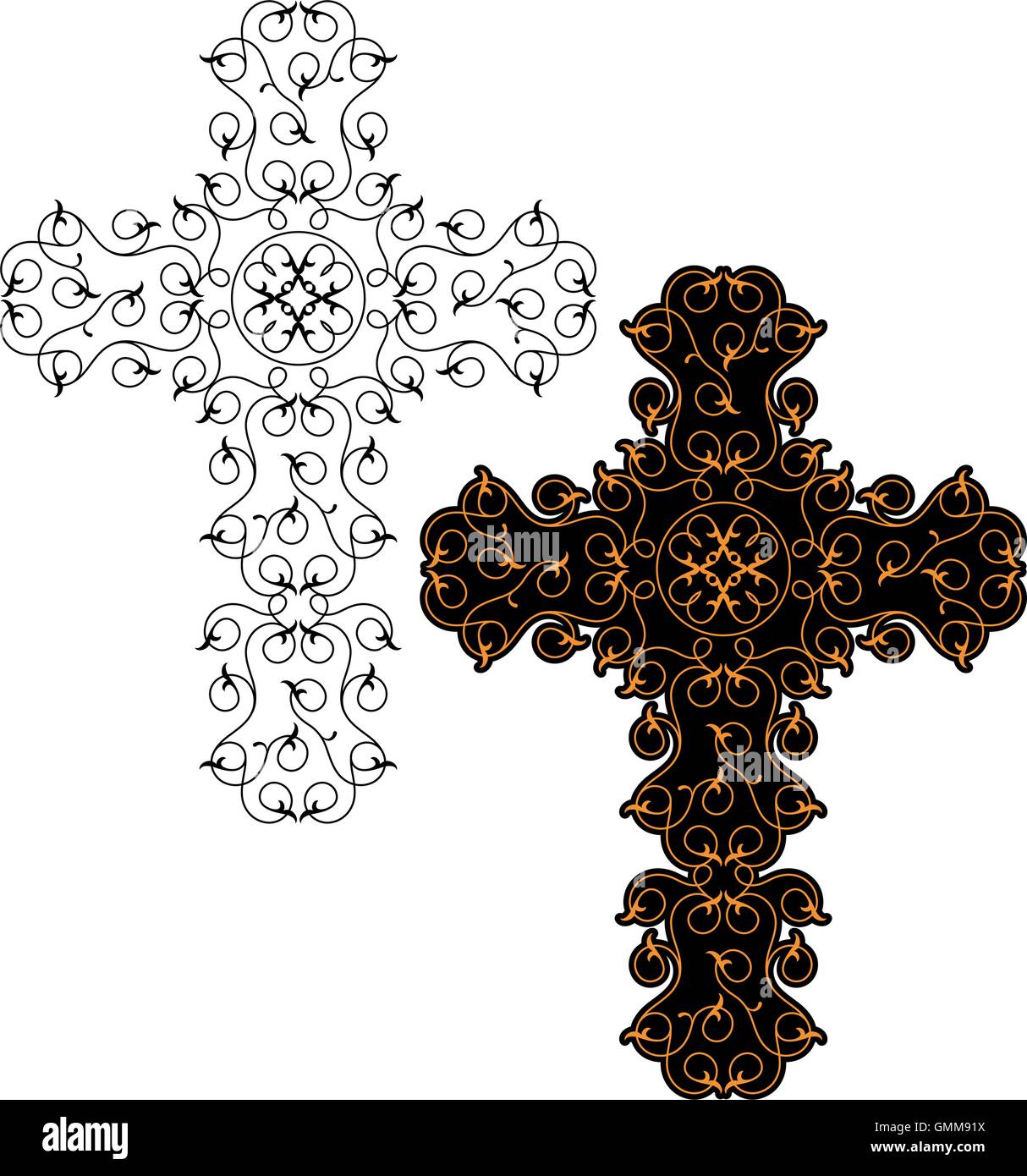 Cross Christian Design Stock Vector Image & Art - Alamy