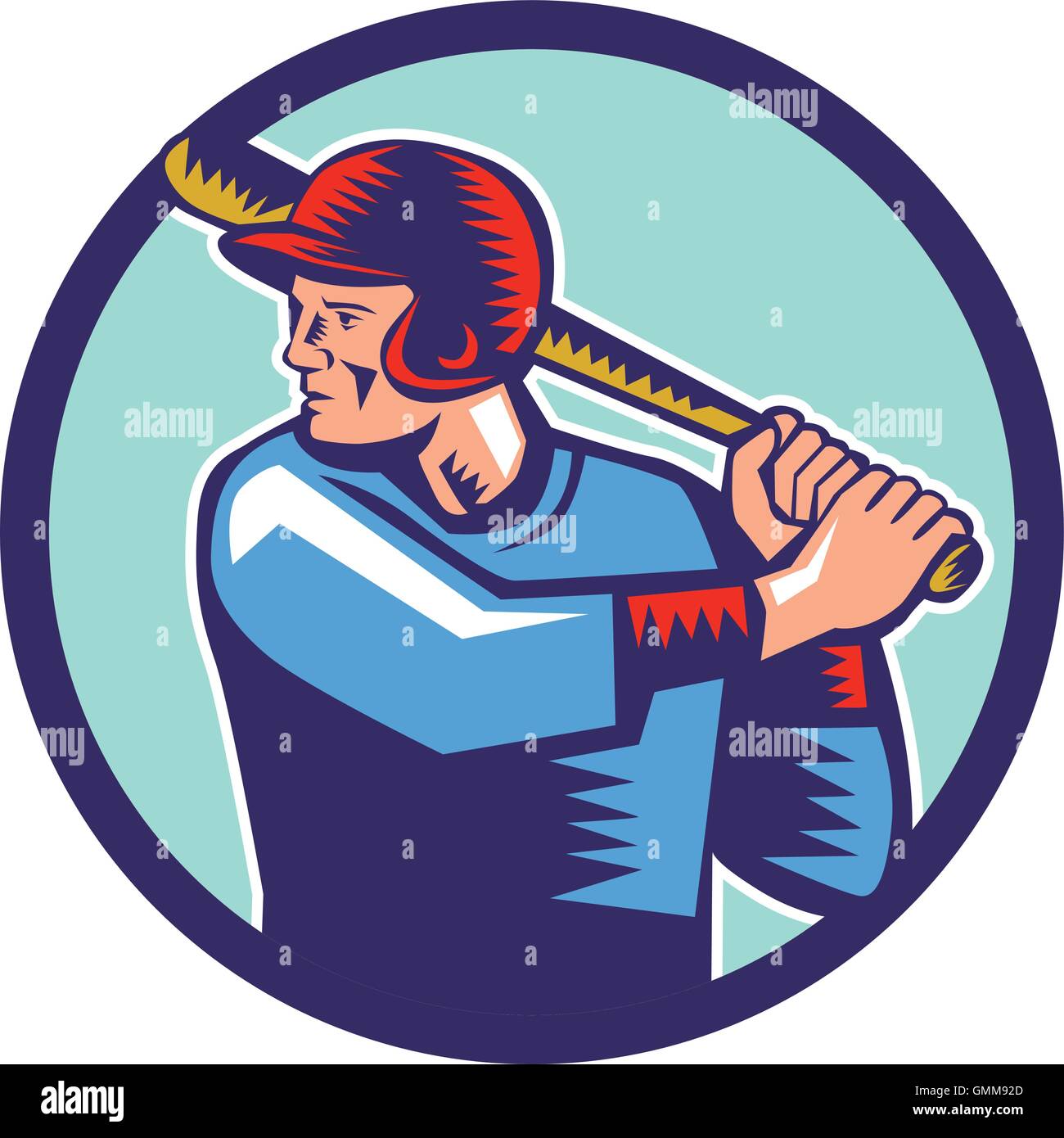 Batter view Stock Vector Images - Alamy