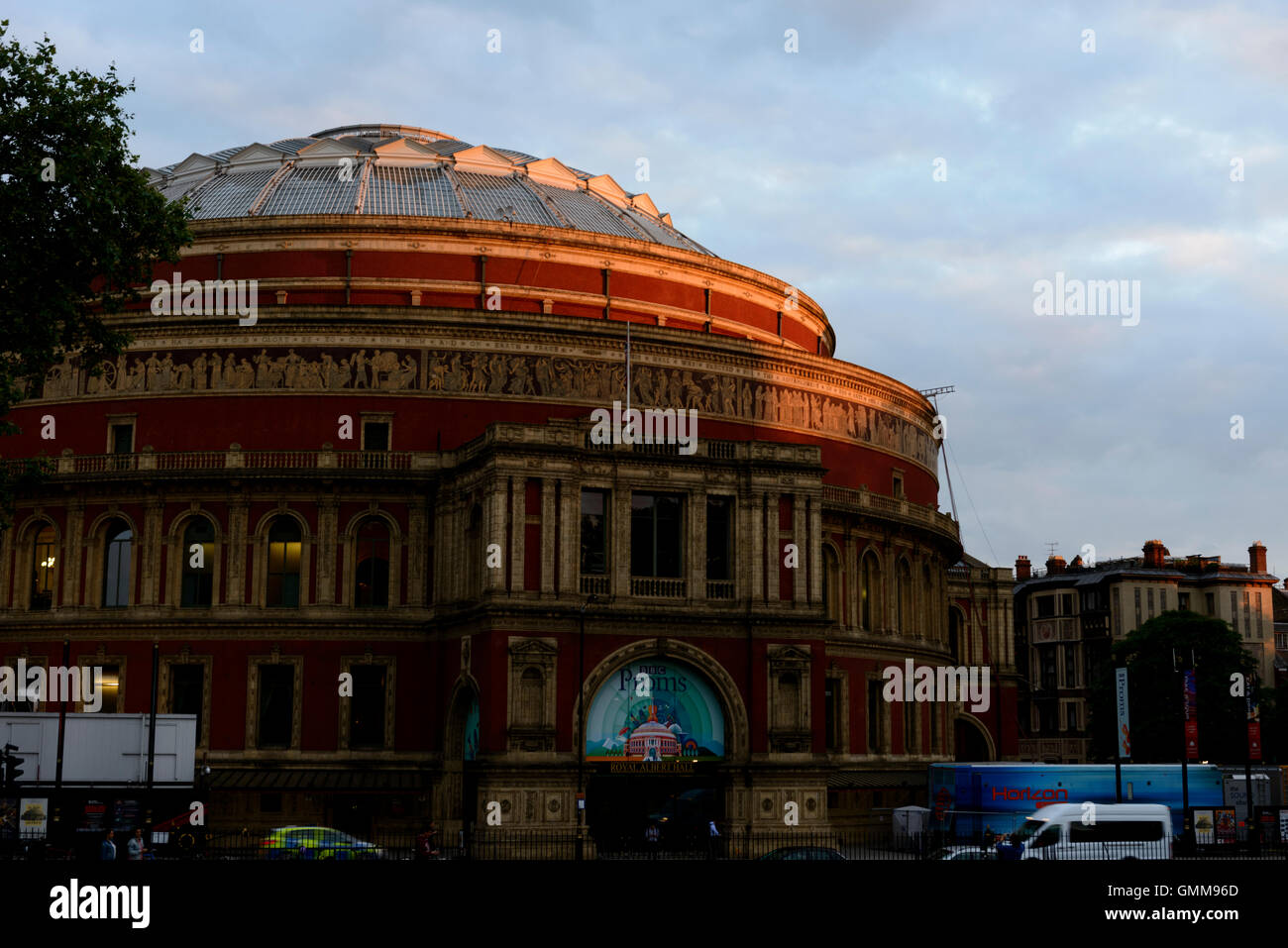 Royal Albert Hall, Kensington, London, UK, evening sun Stock Photo - Alamy