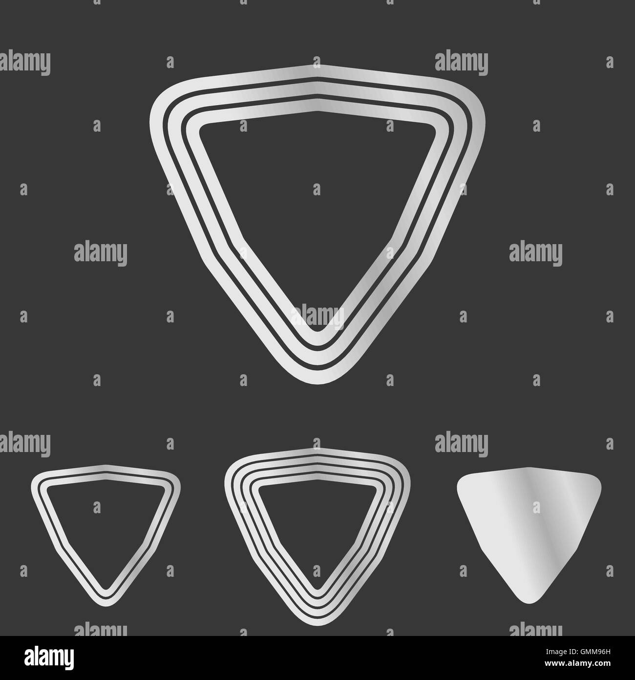 Silver triangle hi-res stock photography and images - Alamy