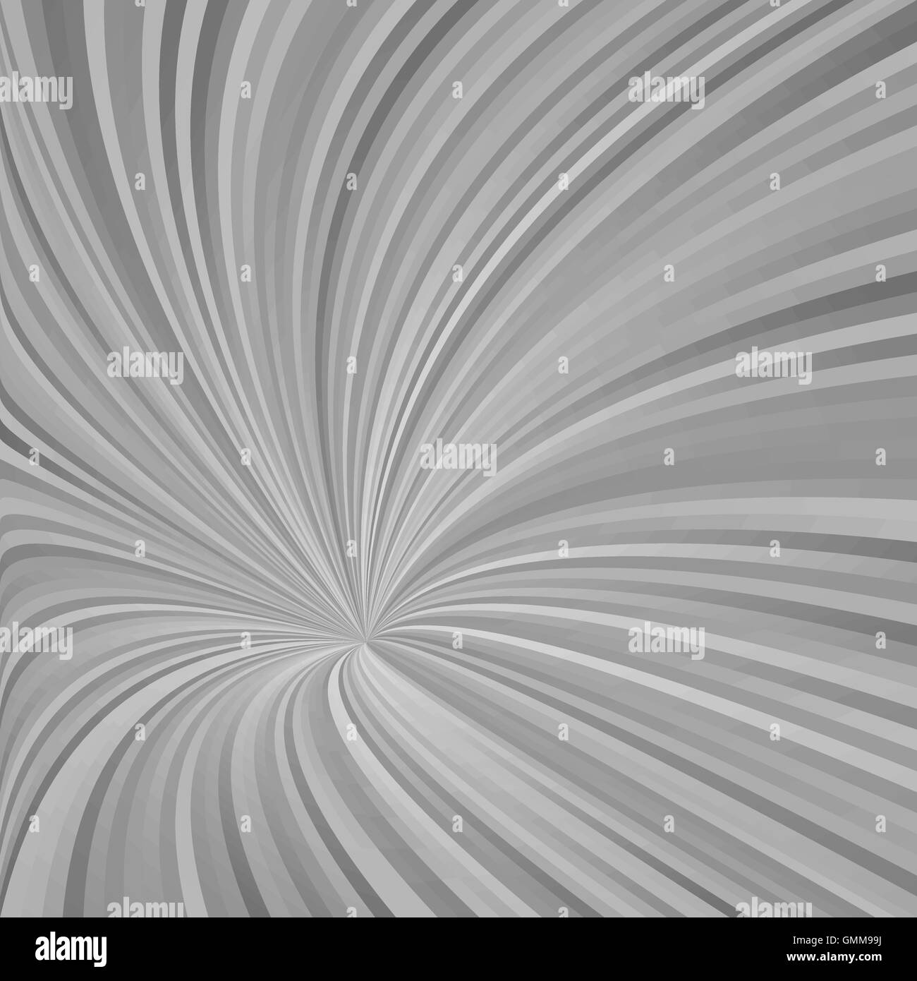 Grey asymmetrical hypnotic vortex design background Stock Vector Image ...