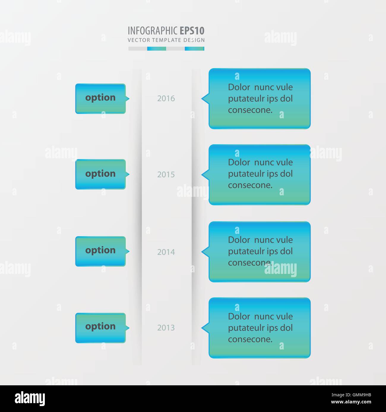 timeline template blue gradient color Stock Vector Image & Art - Alamy