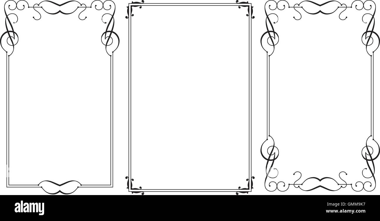 Frame Border Design Stock Vector Image & Art - Alamy