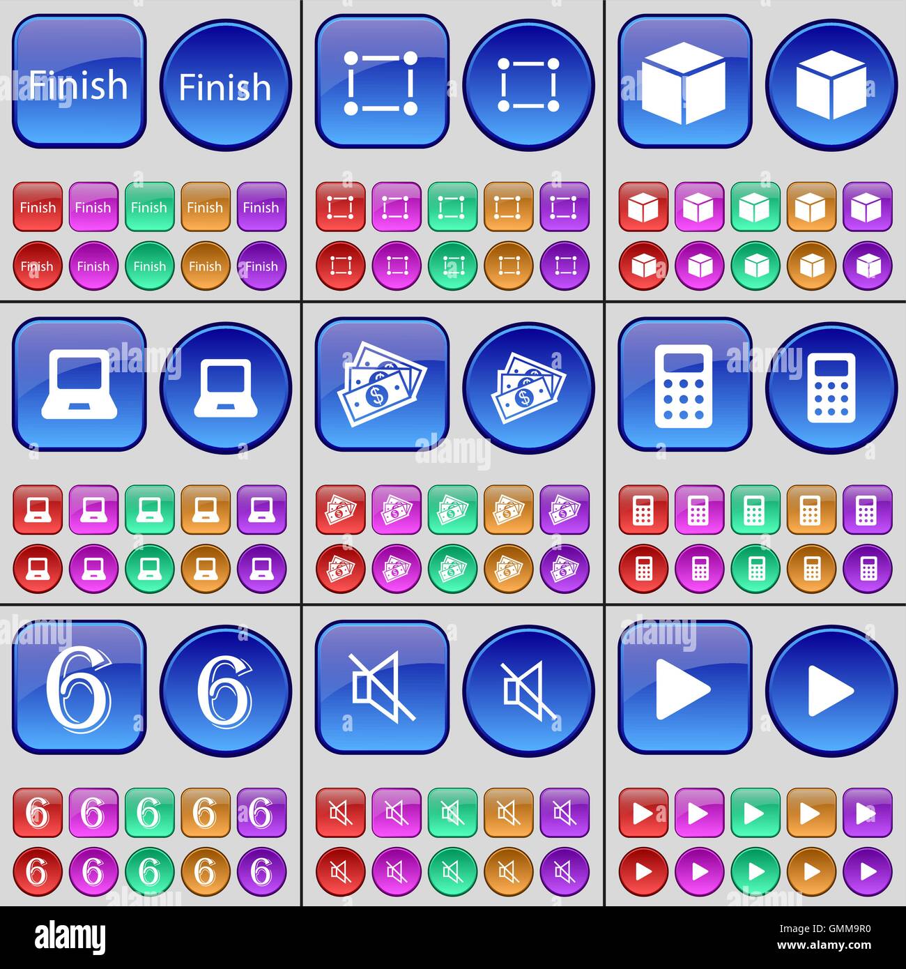 Calculator app and money Stock Vector Images - Alamy