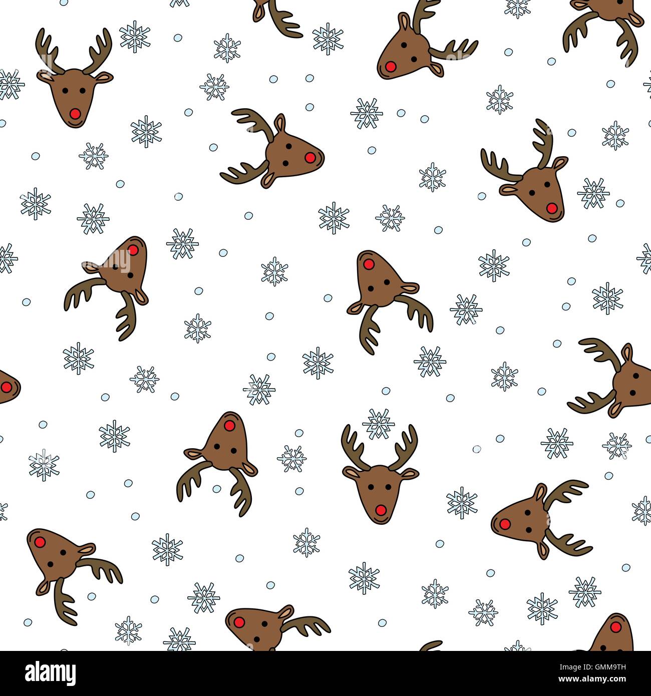 Reindeer Pattern Wallpaper Stock Photos & Reindeer Pattern Wallpaper ...