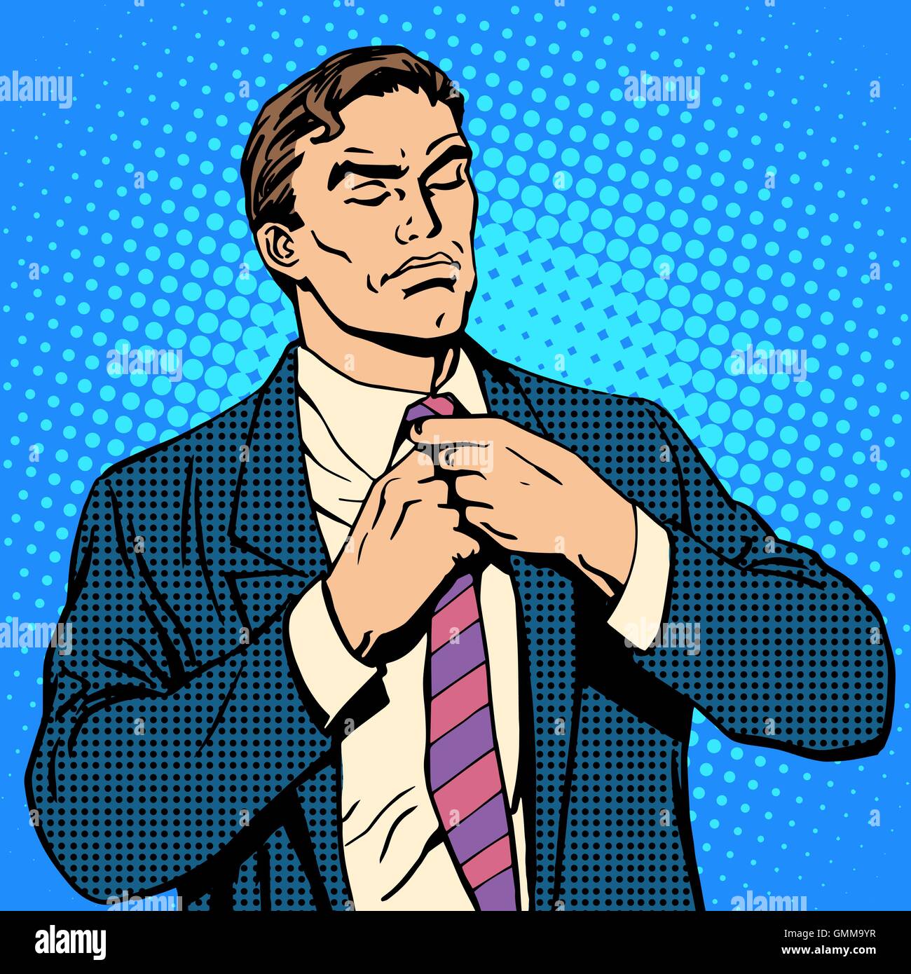 The proud man businessman Stock Vector Image & Art - Alamy