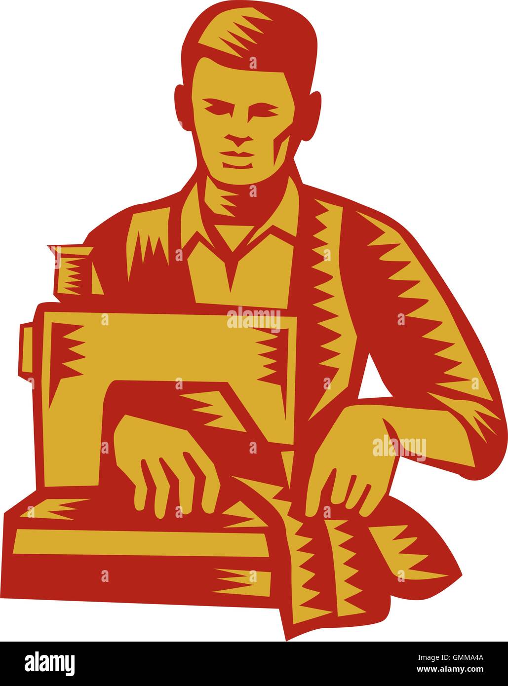 Printmaking machine Stock Vector Images - Alamy