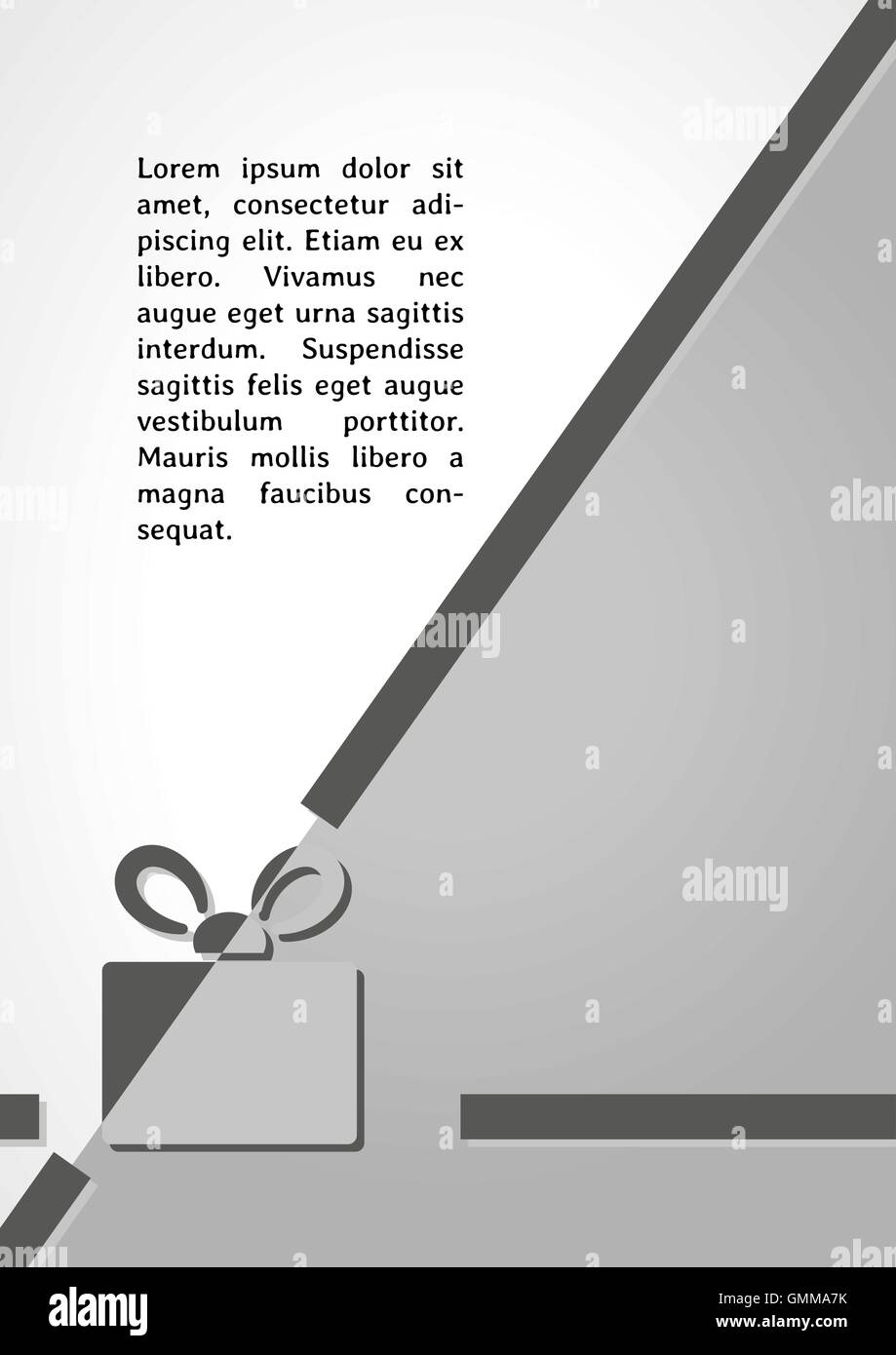 Simple line art illustration presentation Stock Vector Images - Alamy