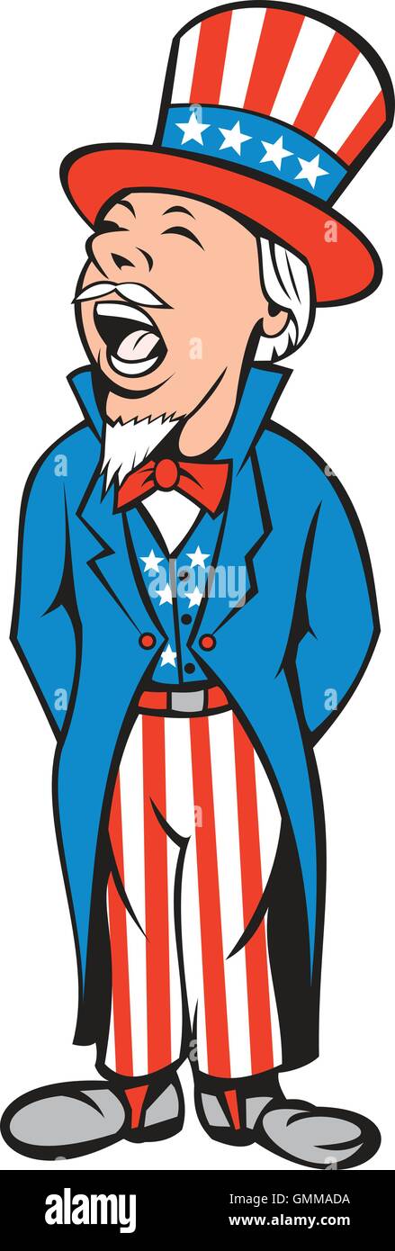 Uncle Sam American Shouting Cartoon Stock Vector Image & Art - Alamy