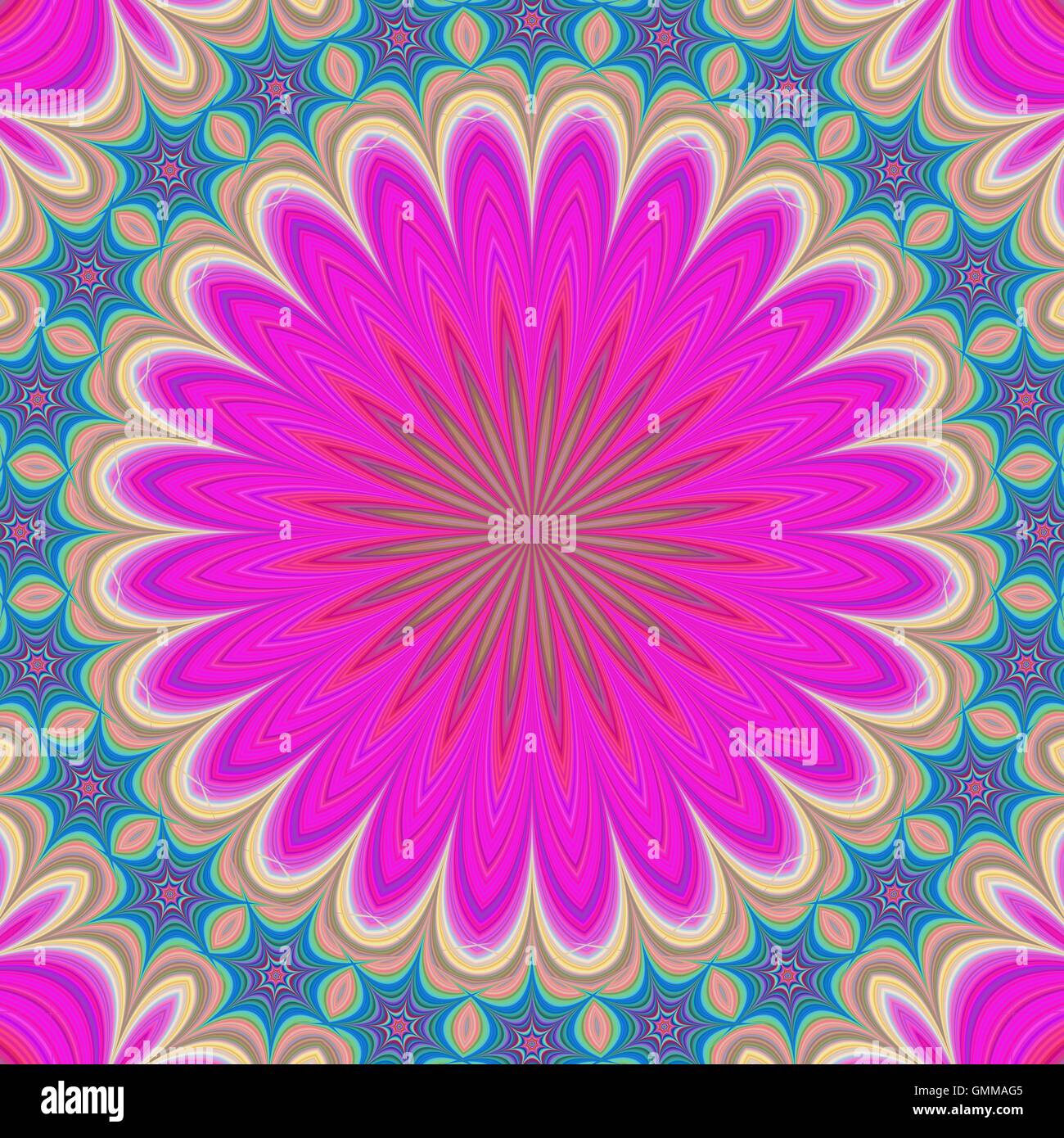 Geometric flower mandala background Stock Vector Image & Art - Alamy