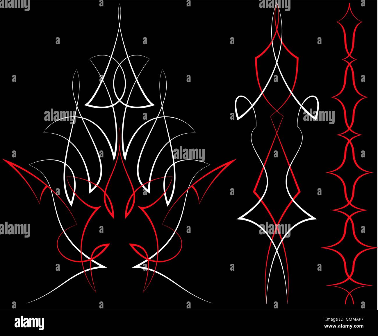 Pinstripe Graphics : Vinyl Ready Stock Vector Image & Art - Alamy