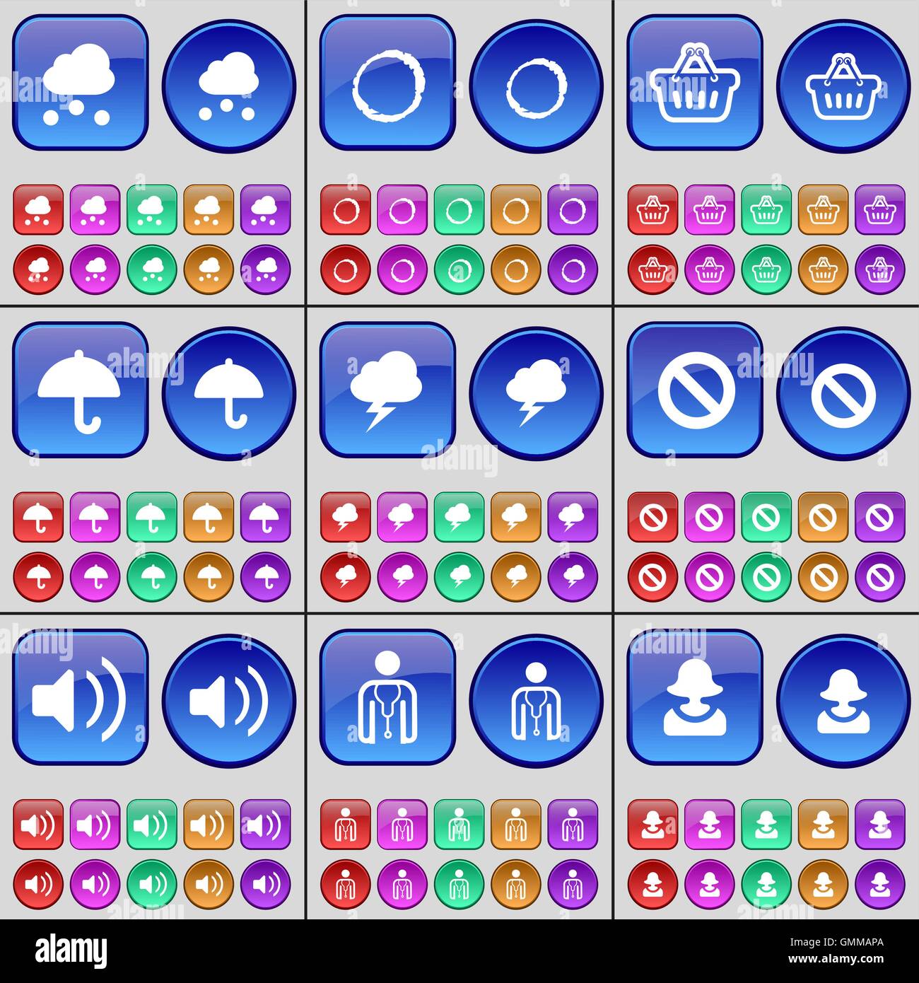 Cloud, Zero, Basket, Umbrella, Lightning, Stop, Sound, Doctor, Avatar ...