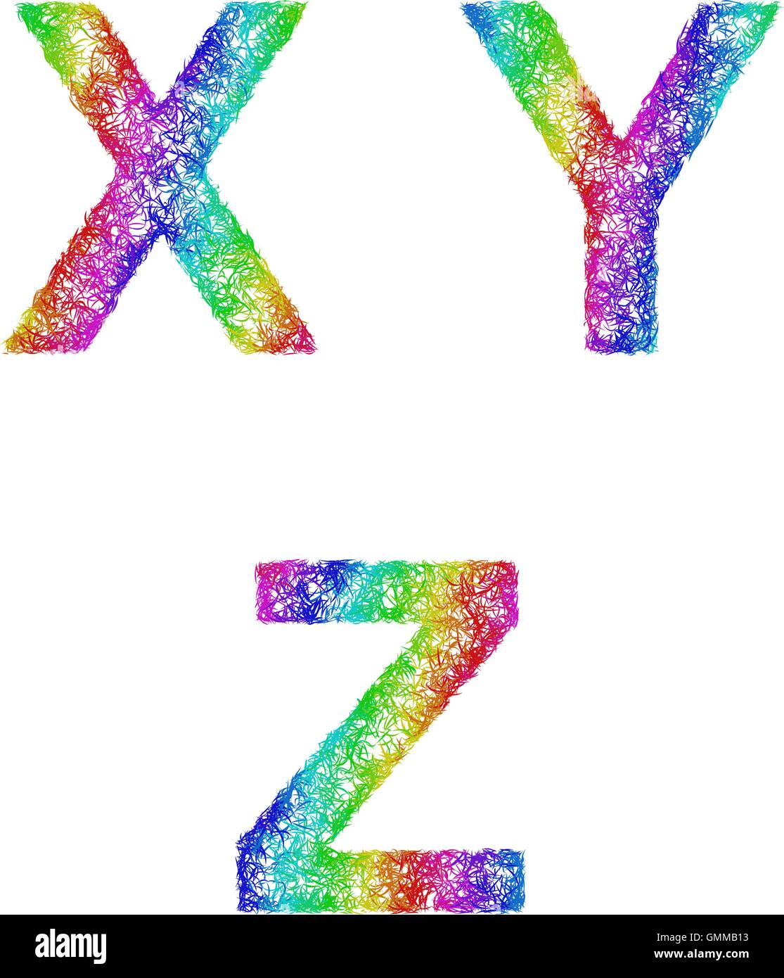 Rainbow z Stock Vector Images - Alamy