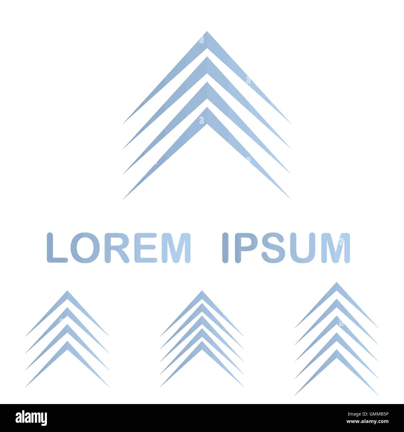 Light blue forward symbol design template set Stock Vector Image & Art ...