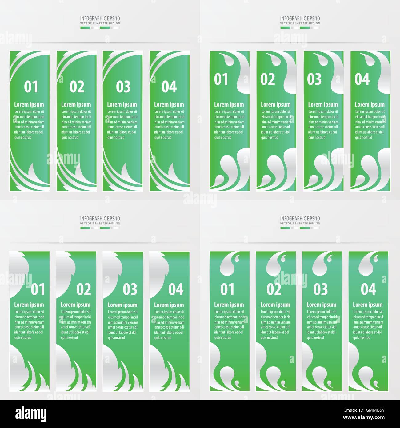 vectors banner and template green color Stock Vector Image & Art - Alamy