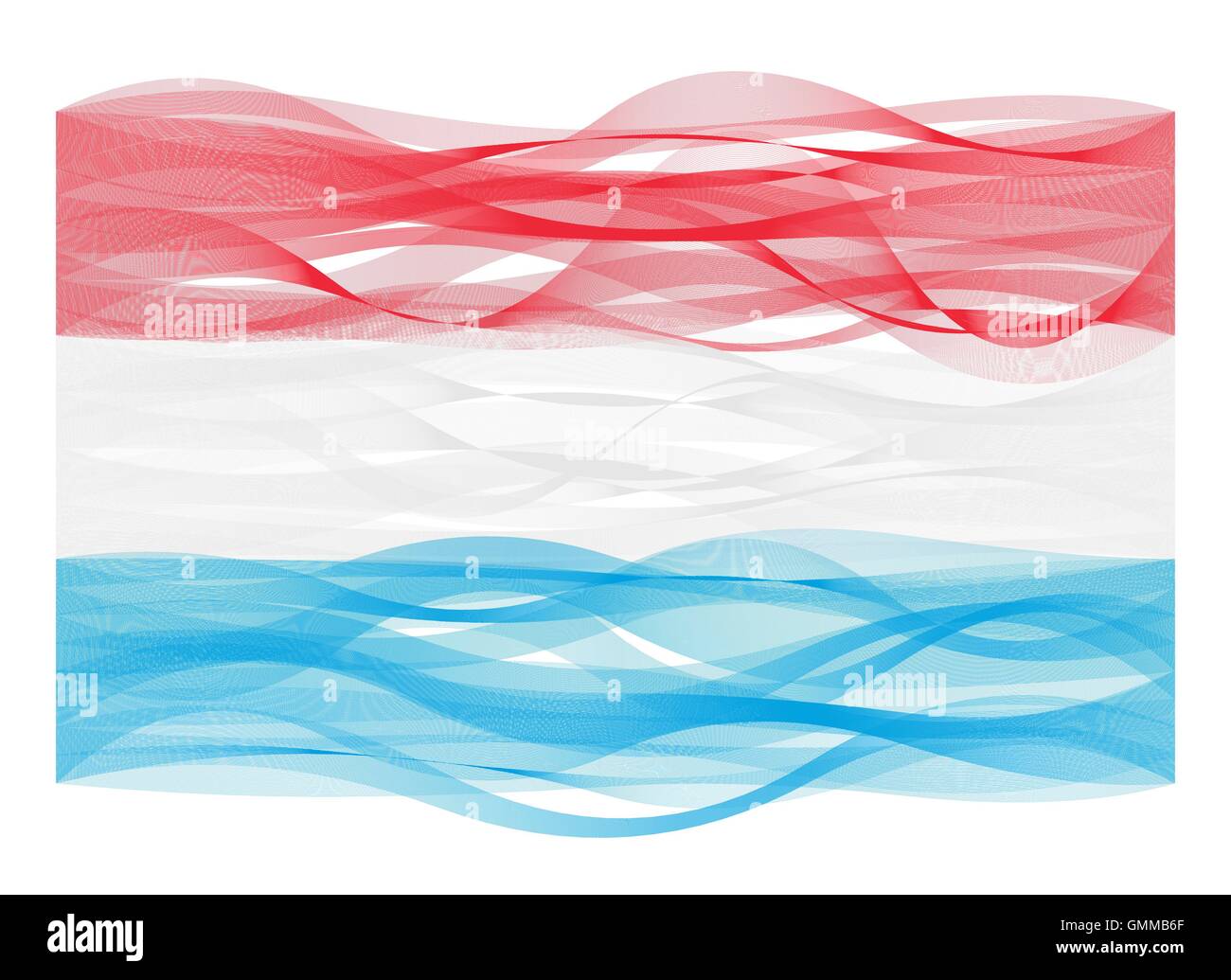 Wave line flag of Luxembourg Stock Vector Image & Art - Alamy