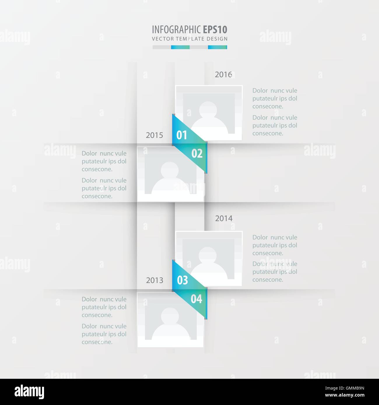 vector timeline design blue gradient color Stock Vector Image & Art - Alamy
