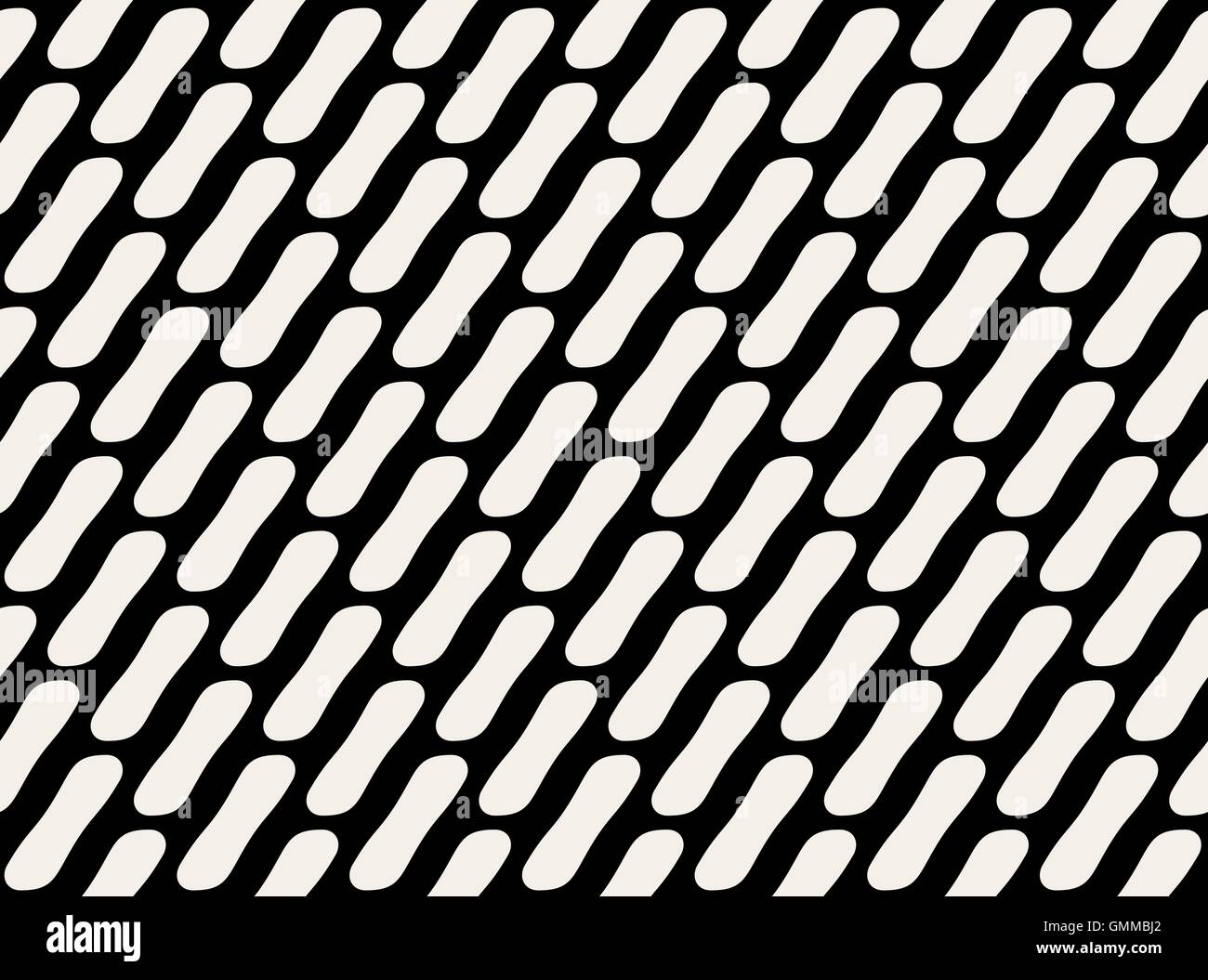 Vector Seamless Black and White Rounded Rectangles Diagonal Grid Simple ... Vector Seamless Black and White Rounded Rectangles Diagonal Grid Simple ...