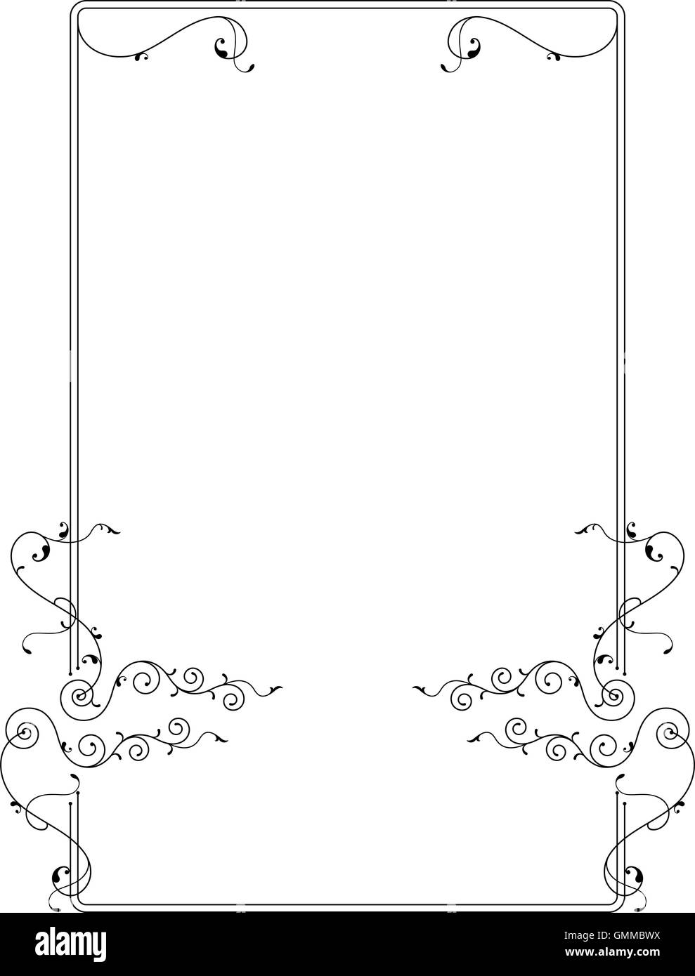 Frame Border Design Stock Vector Image & Art - Alamy