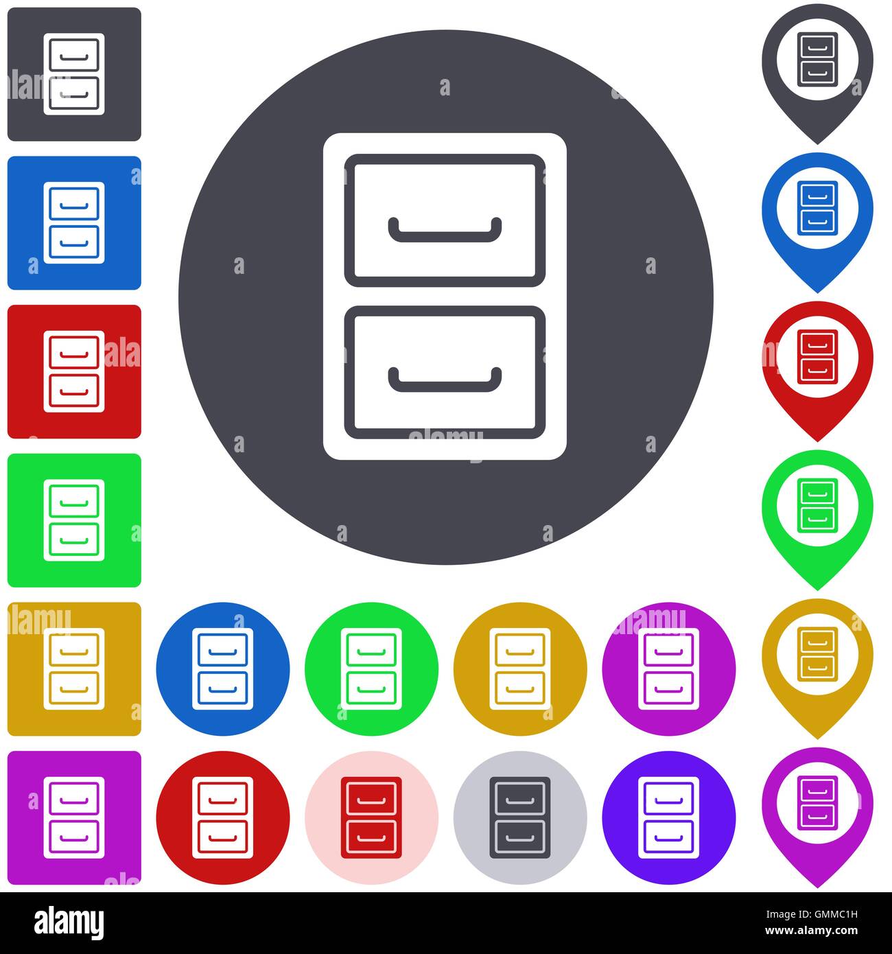 Archive icon hi-res stock photography and images - Alamy