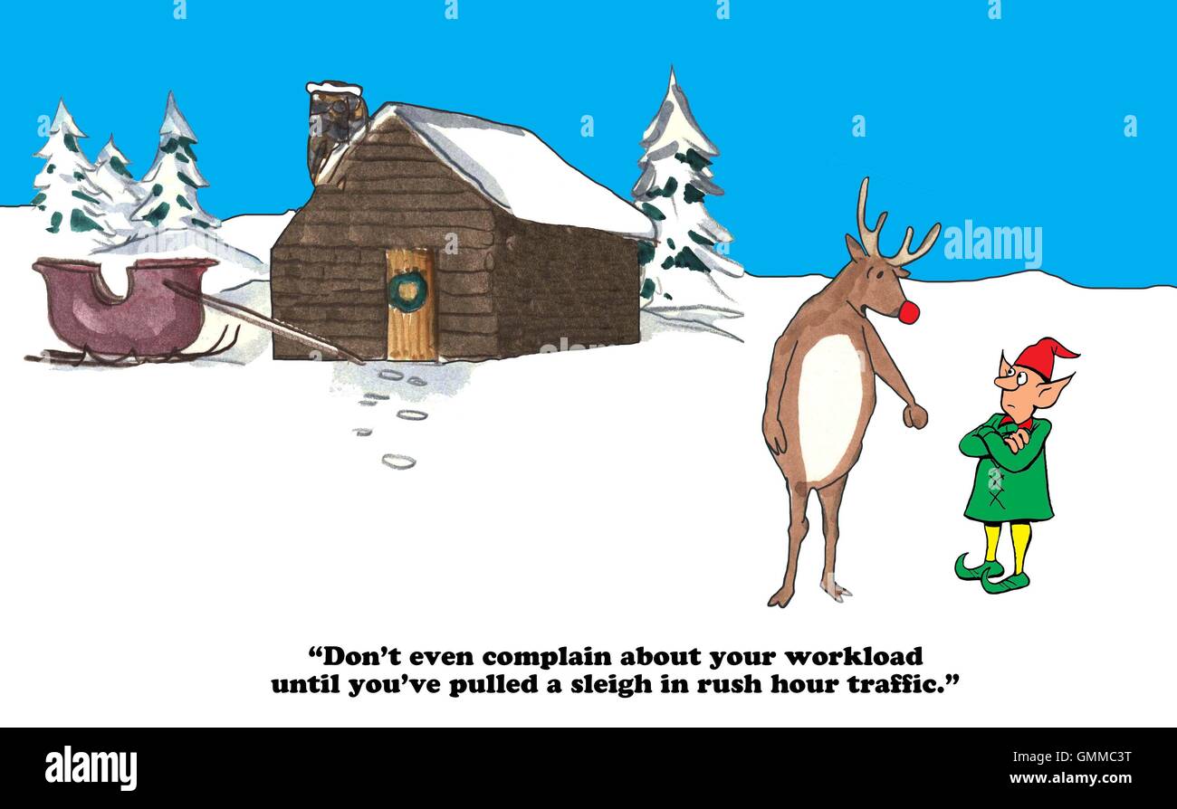 Rudolph red nosed reindeer cartoon hi-res stock photography and images ...