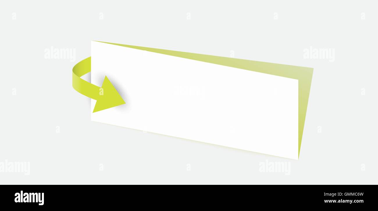 arrow and paper with shadow Stock Vector Image & Art - Alamy