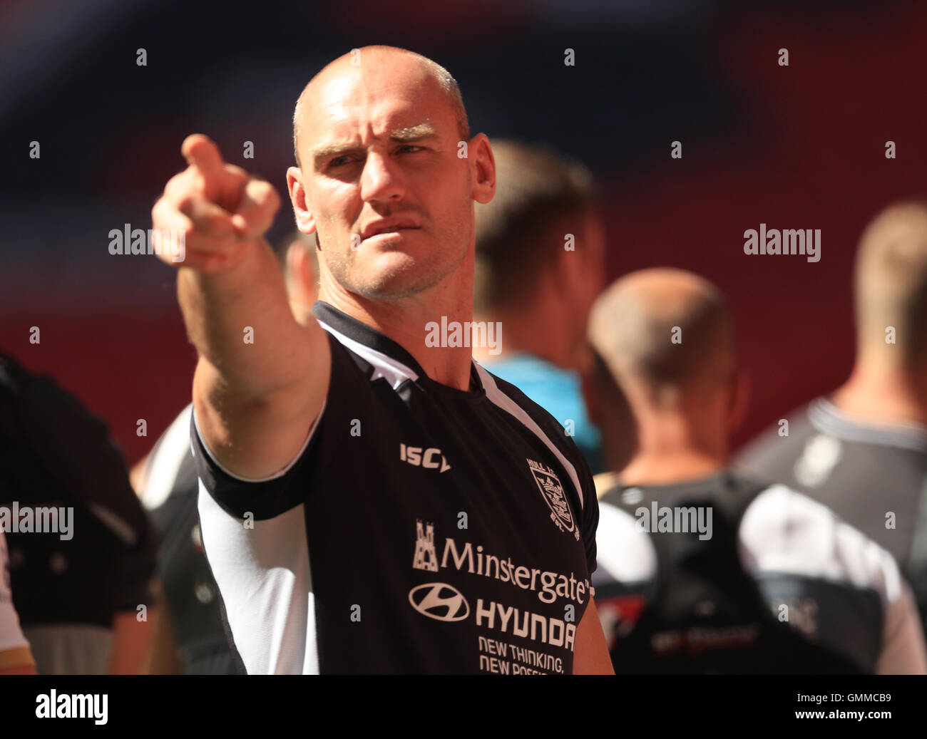 Hull FC captain Gareth Ellis during the Captain's Run at Wembley ...