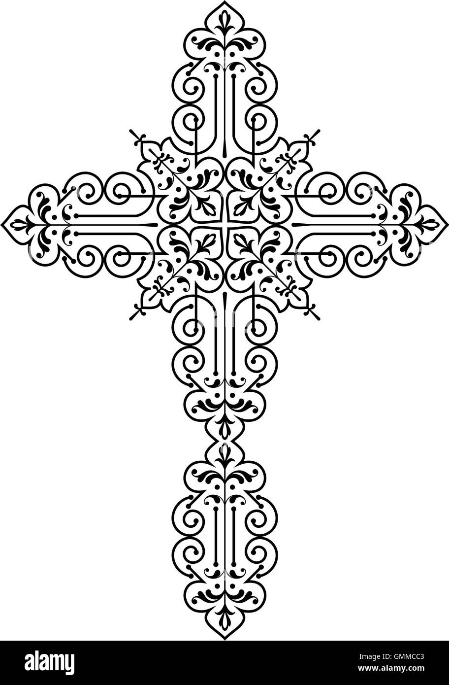 Cross Christian Design Stock Vector Image & Art - Alamy