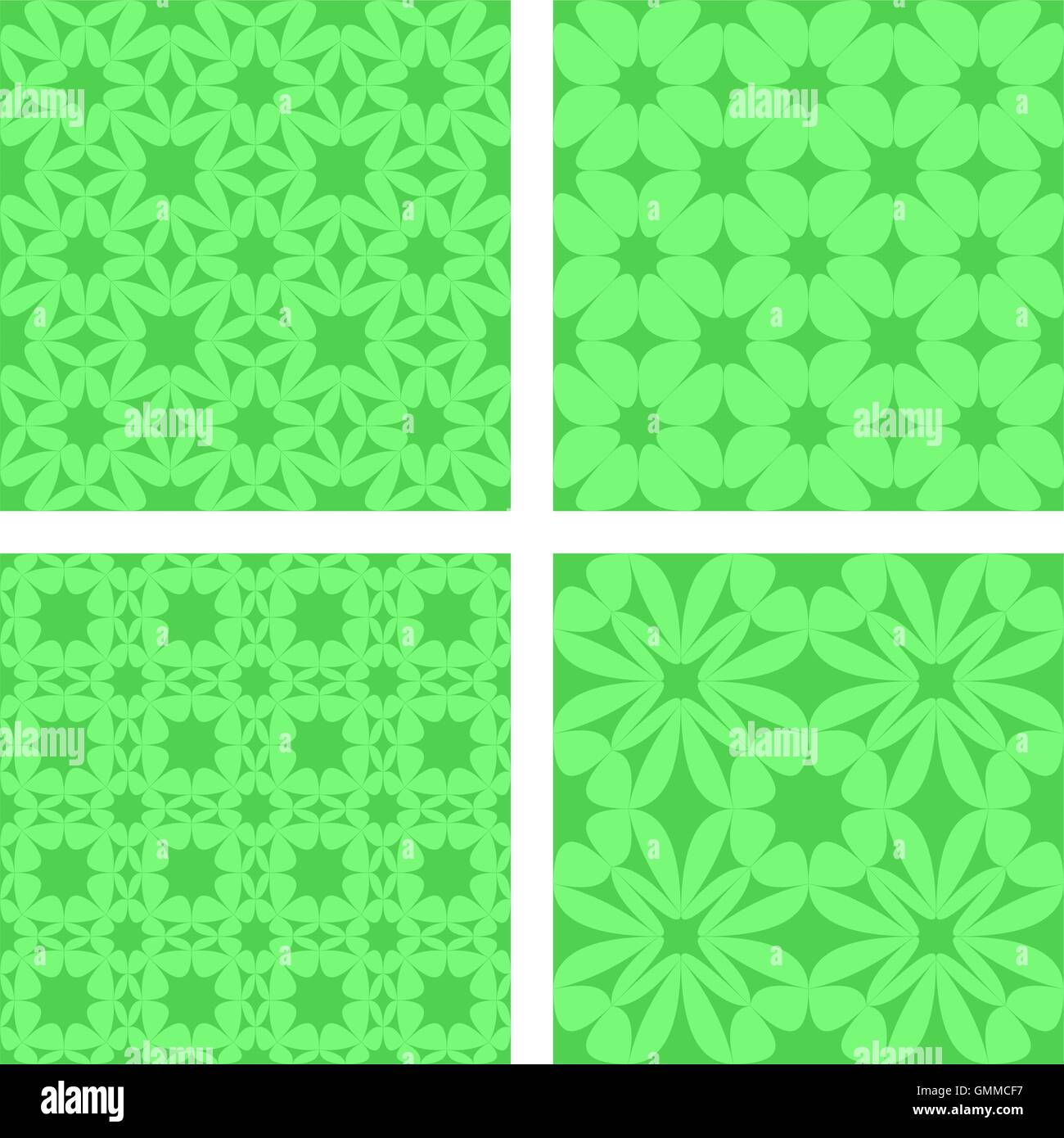 Green seamless pattern background set Stock Vector Image & Art - Alamy