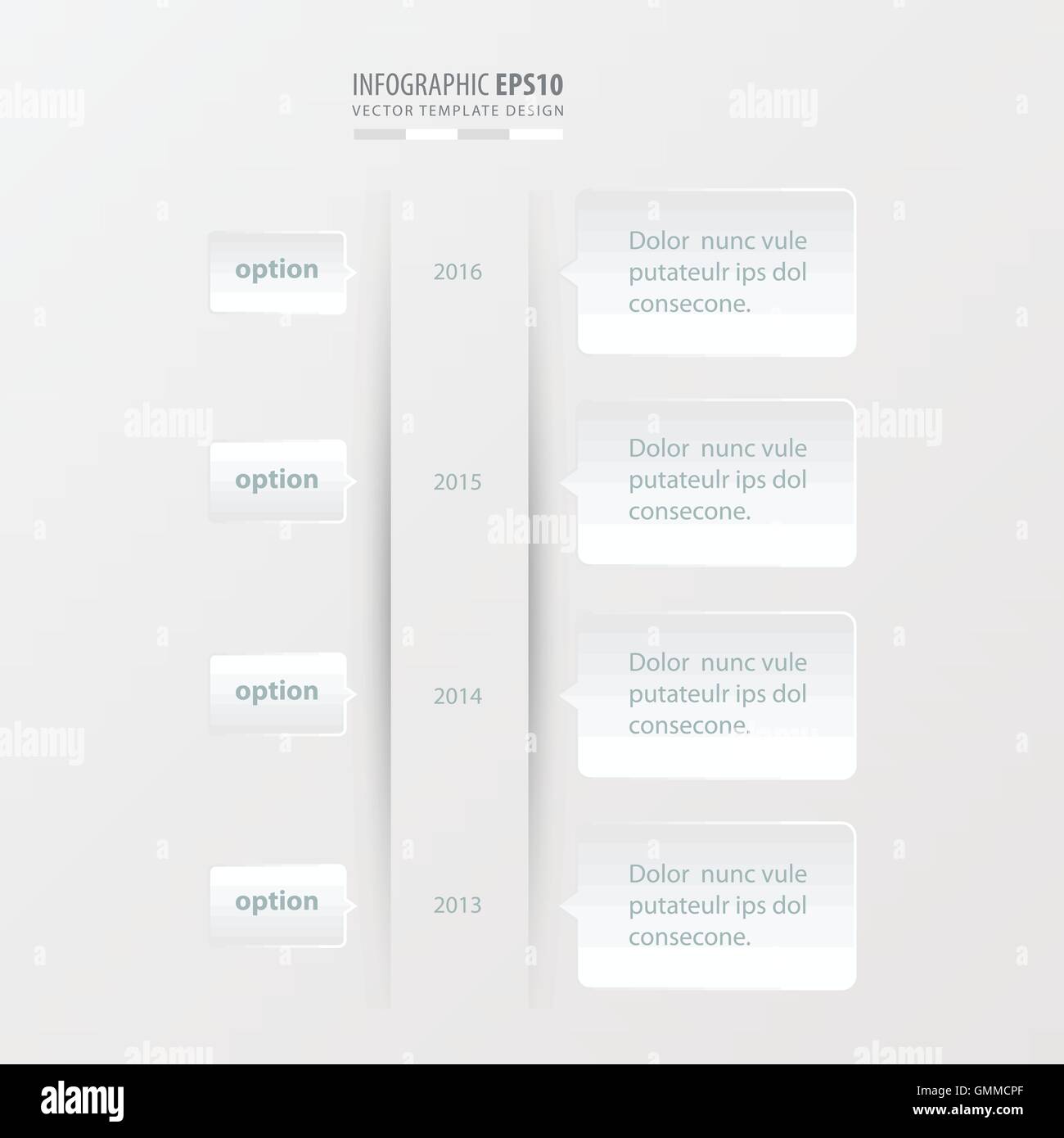 timeline template white color Stock Vector Image & Art - Alamy