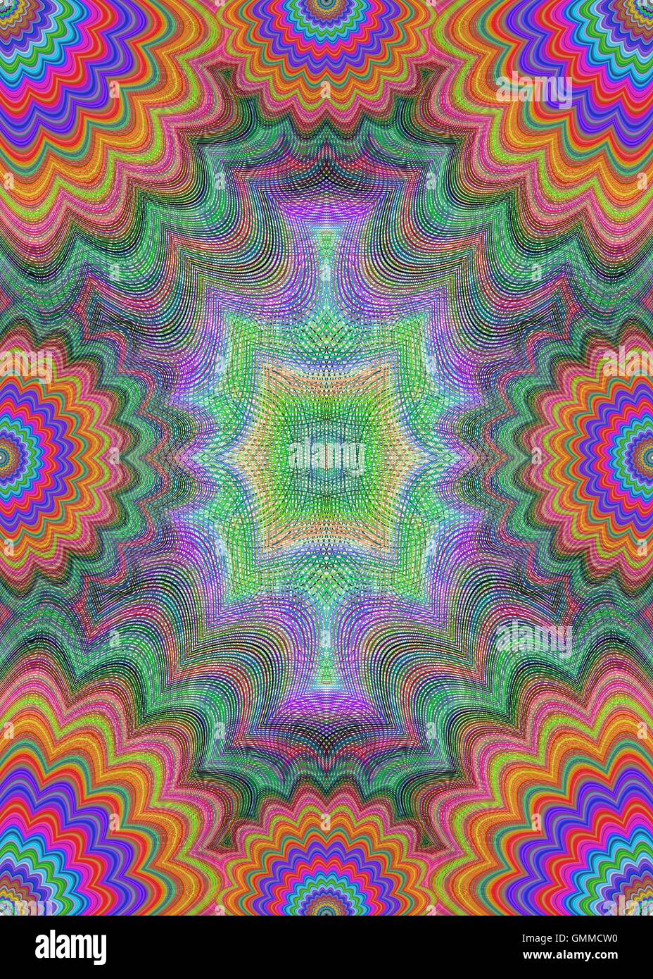 Multicolor floral page frame design template Stock Vector Image & Art ...