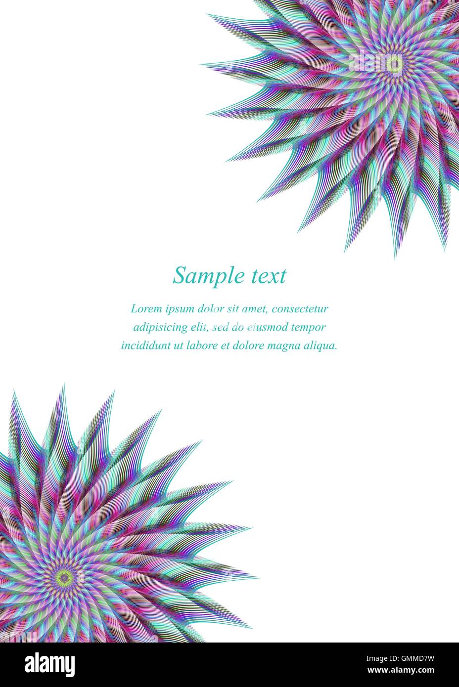Color page corner design template Stock Vector Image & Art - Alamy