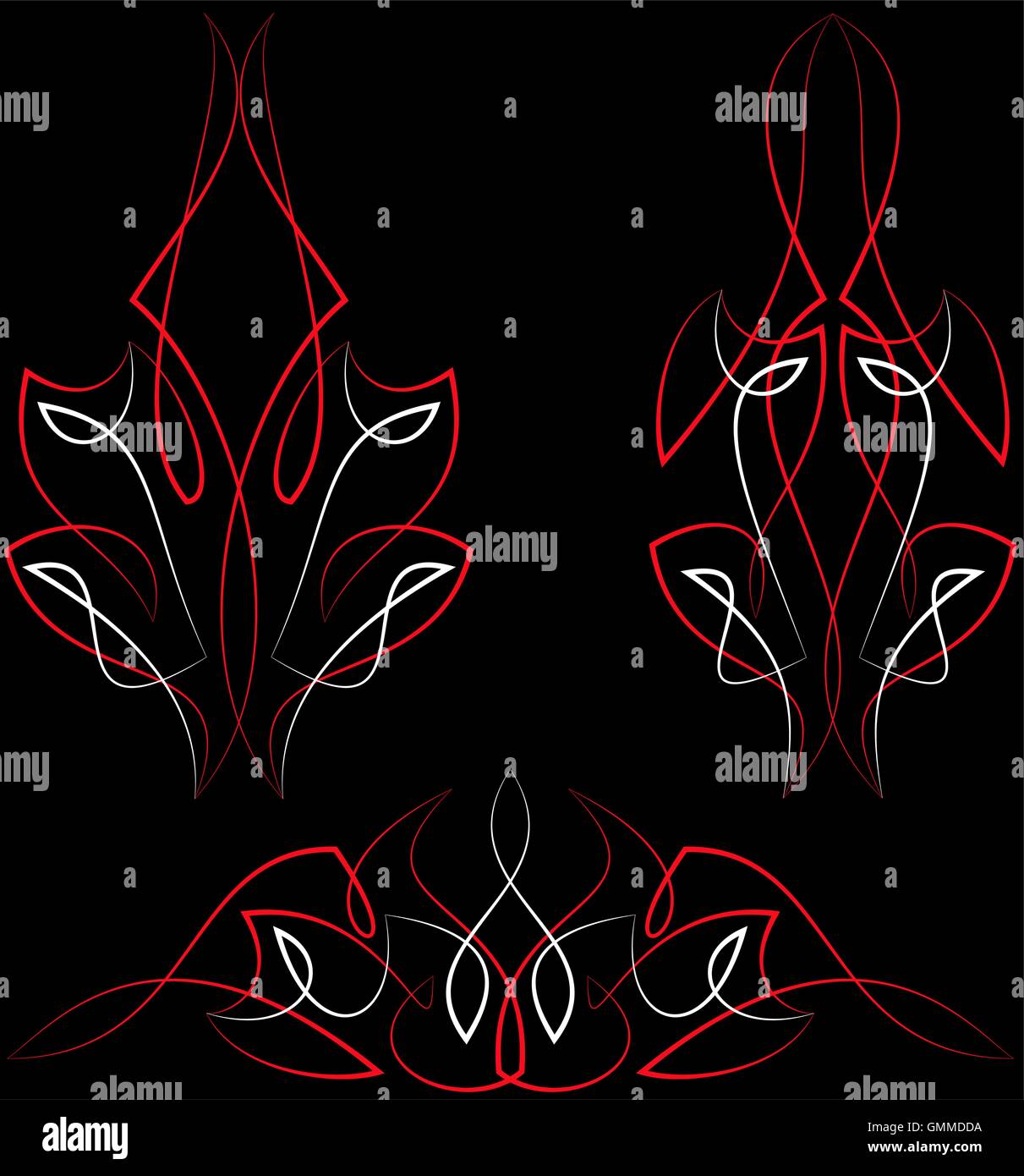 Pinstripe Graphics : Vinyl Ready Stock Vector Image & Art - Alamy