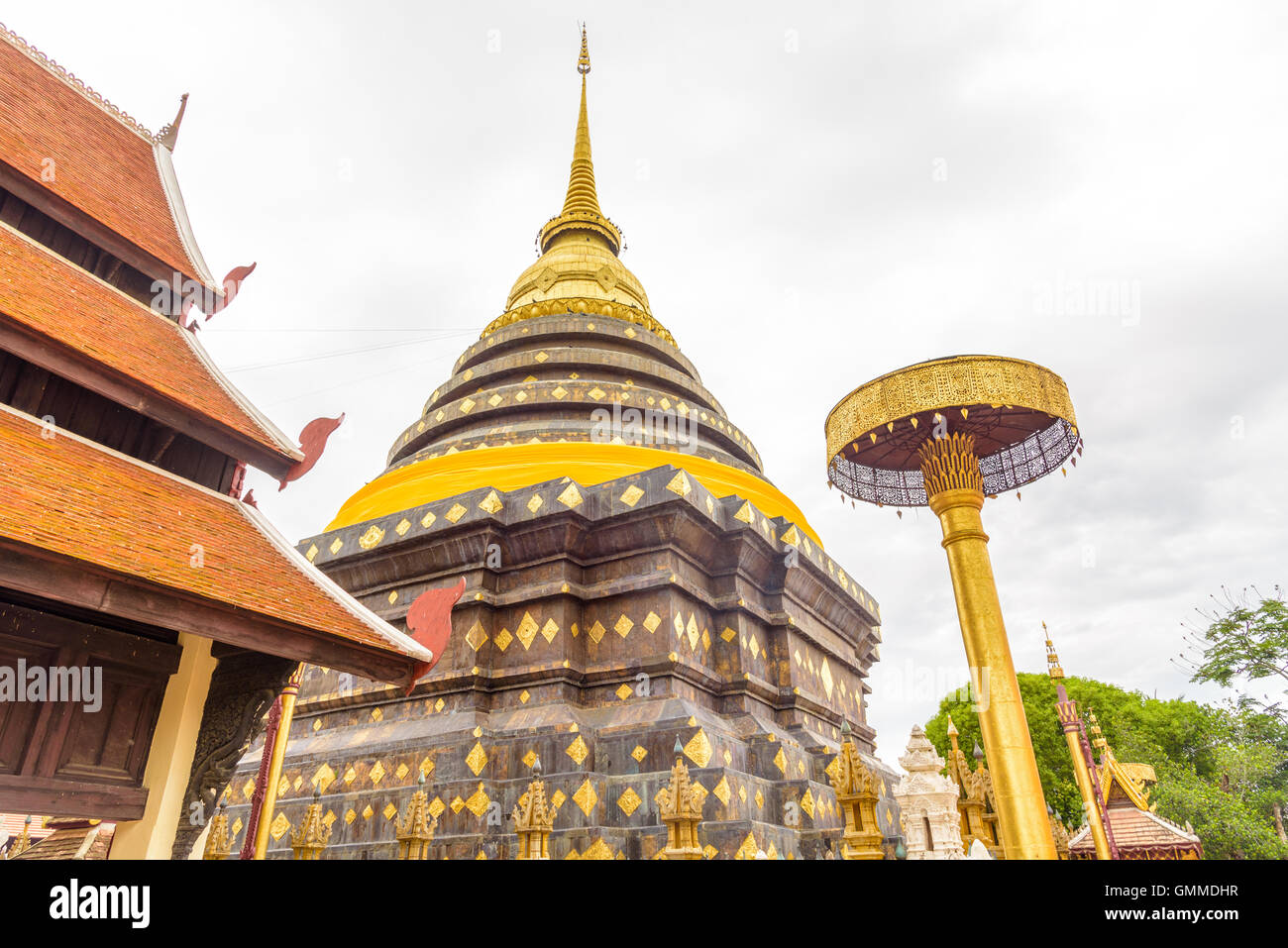 Wat Phra That Lampang Luang temple in Lampang, Thailand Stock Photo - Alamy