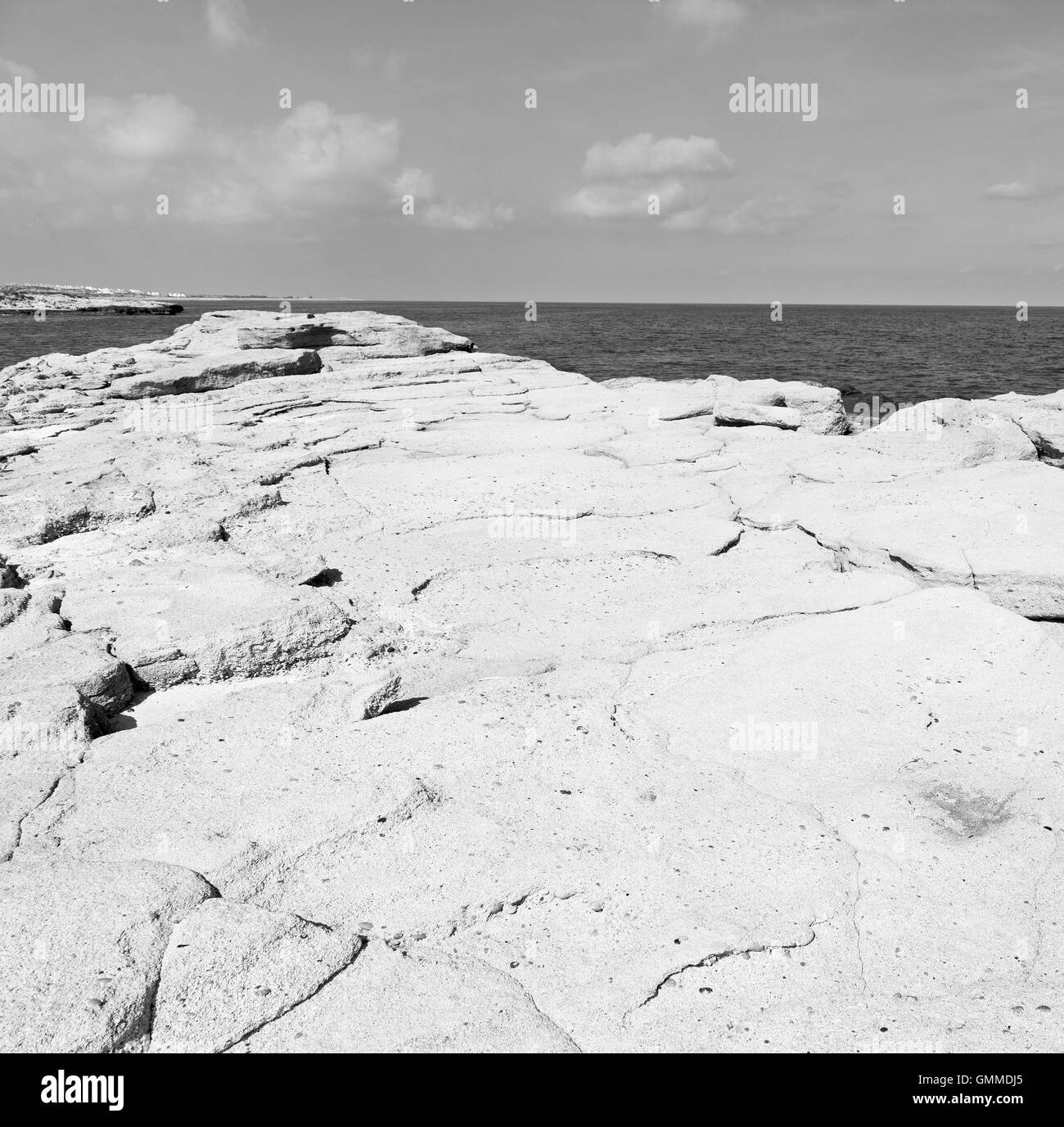 relax near sky in oman coastline sea ocean gulf rock and beach Stock ...