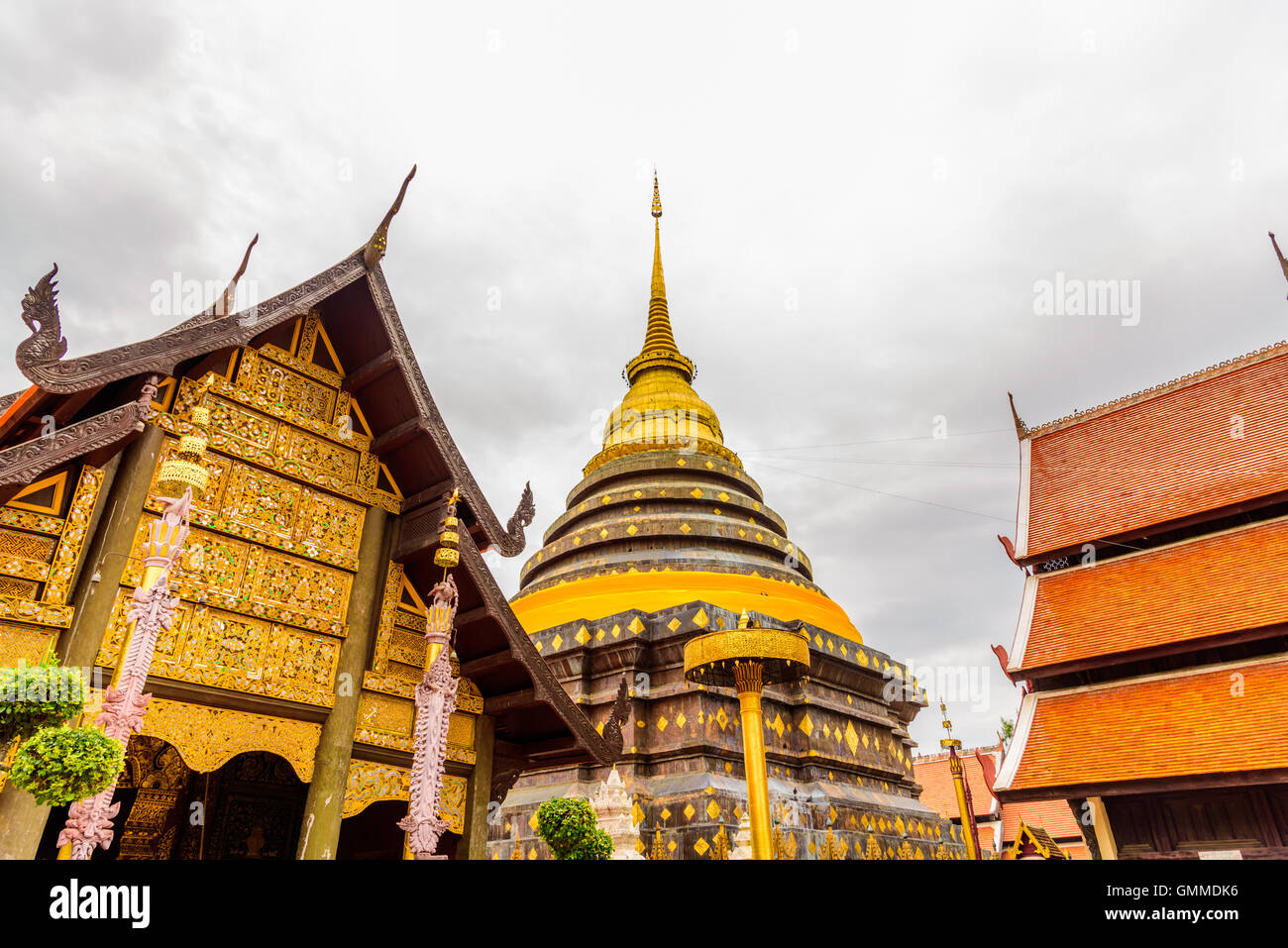Wat Phra That Lampang Luang temple in Lampang, Thailand Stock Photo - Alamy