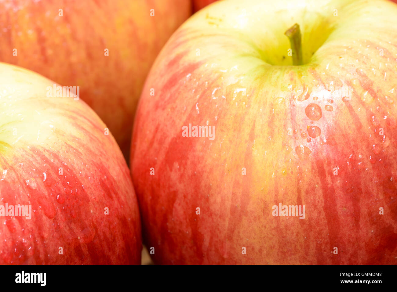 Red apple fruits Stock Photo - Alamy