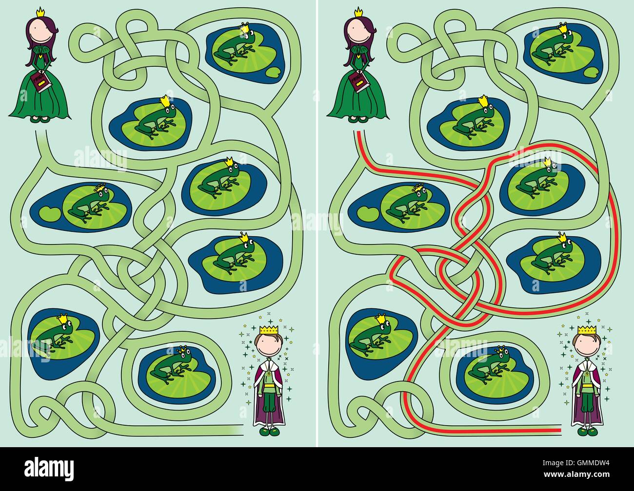 Labyrinth frog hi-res stock photography and images - Alamy