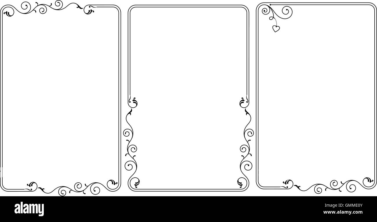 Frame Border Design Stock Vector Image & Art - Alamy