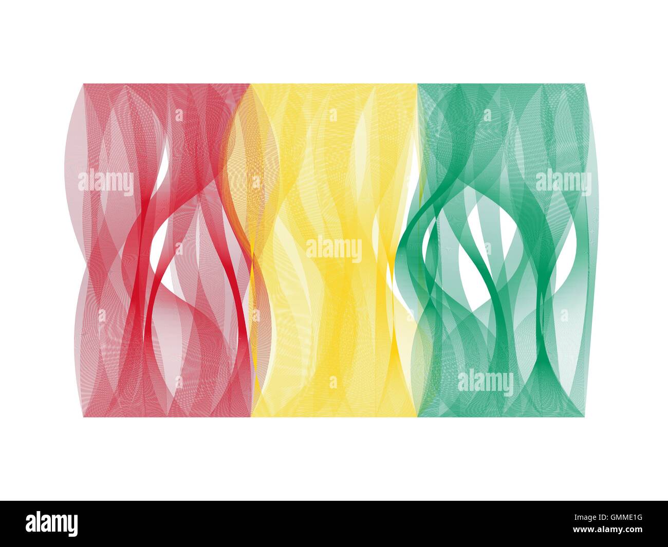 Wave line flag of Guinea Stock Vector Image & Art - Alamy