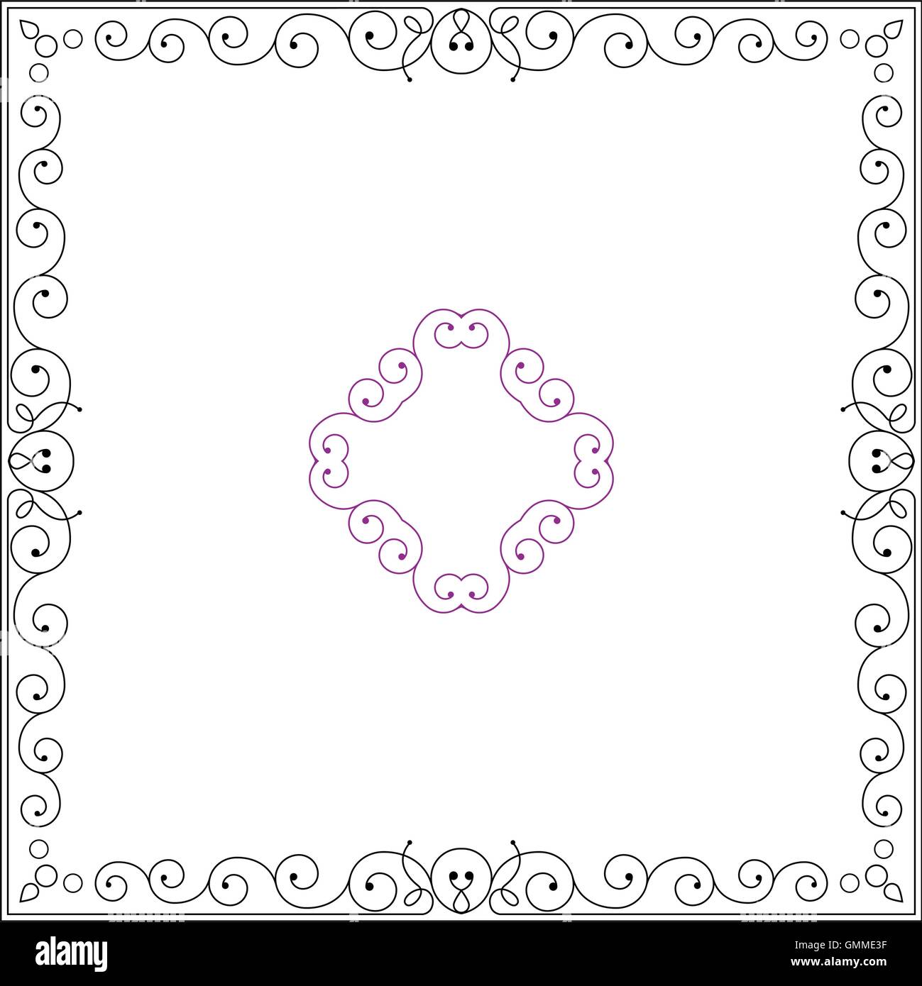 Frame Border Design Stock Vector Image & Art - Alamy