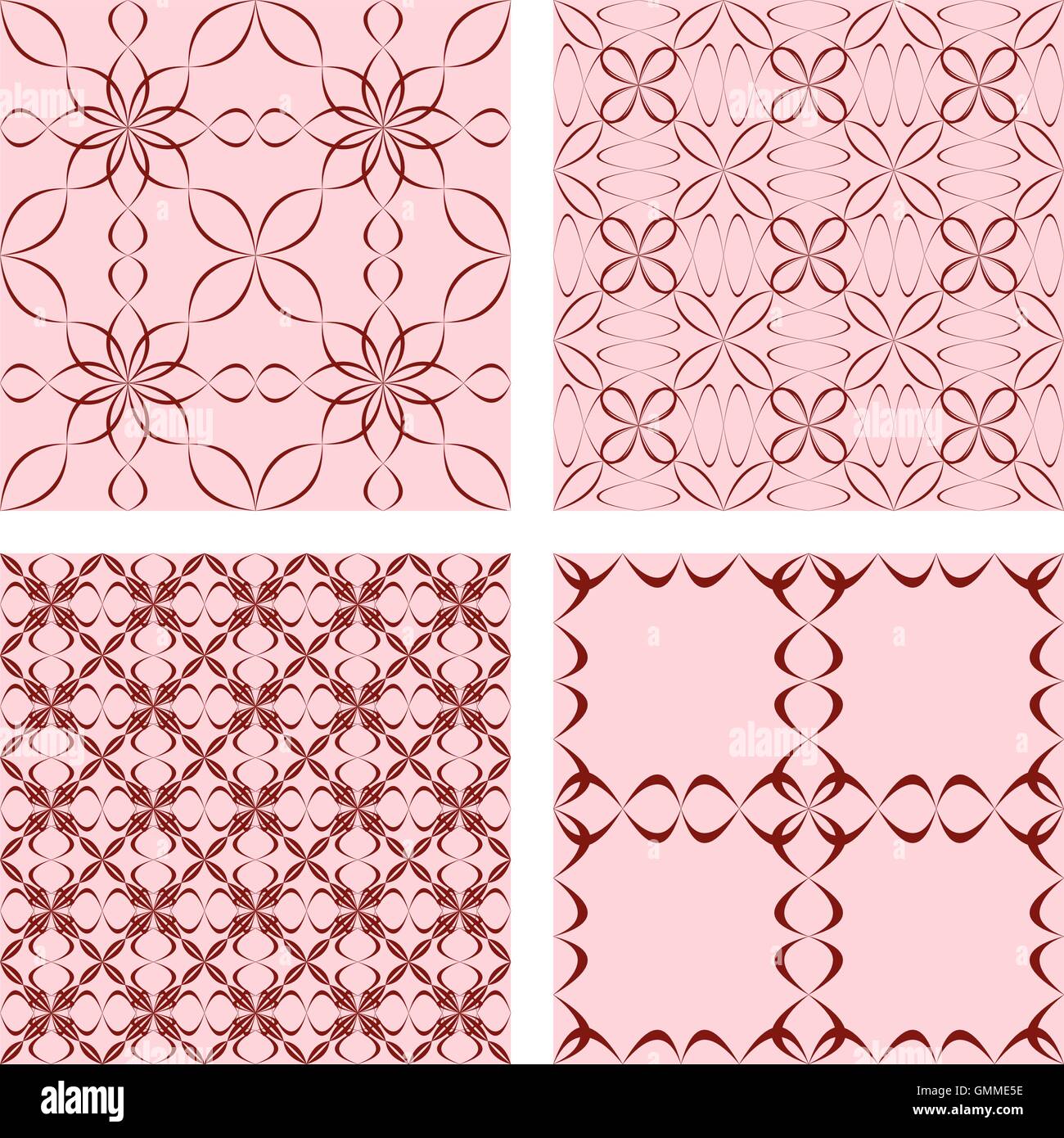 Maroon repeating pattern Stock Vector Images - Alamy
