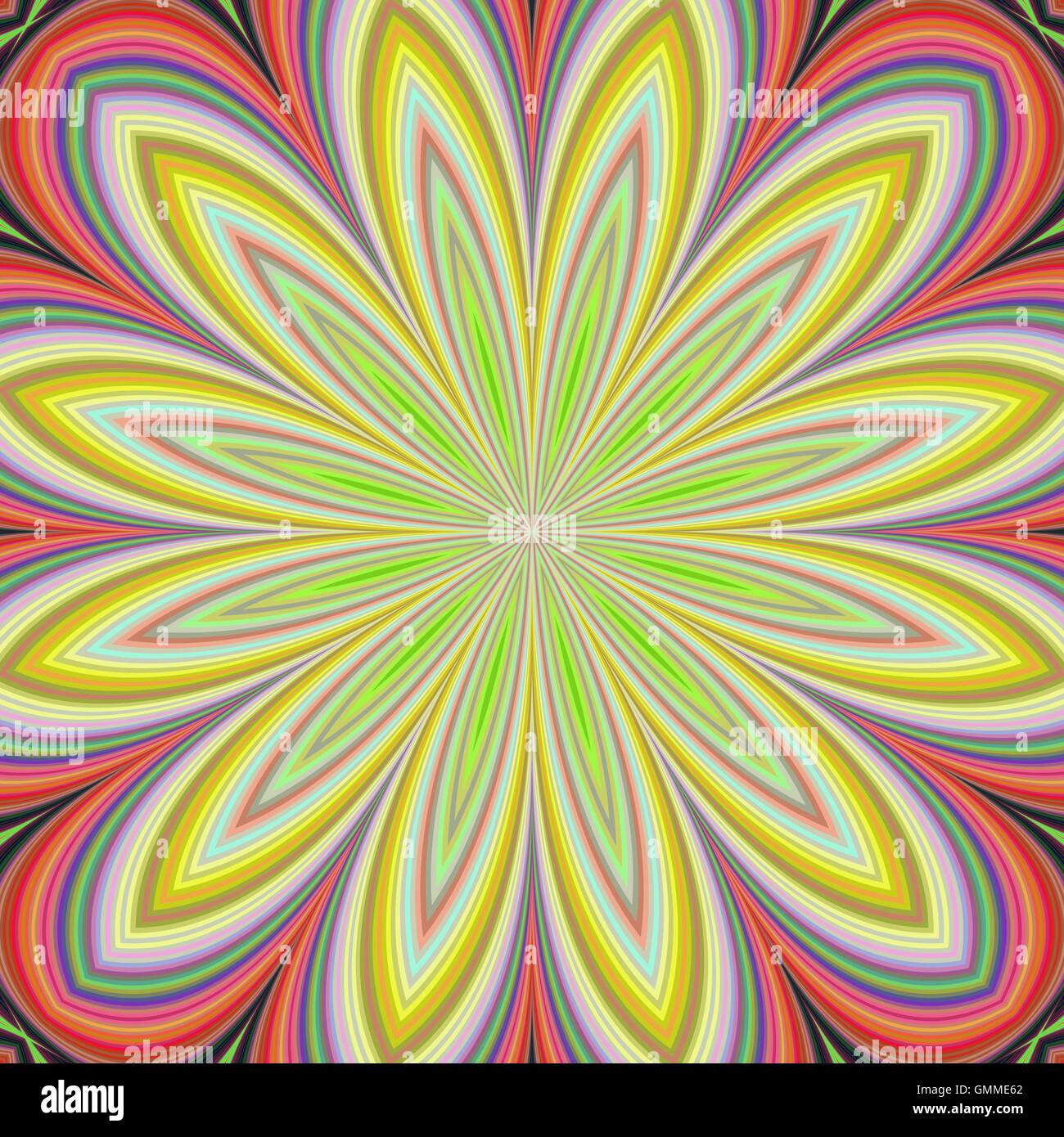Colorful flower fractal design background Stock Vector Image & Art - Alamy
